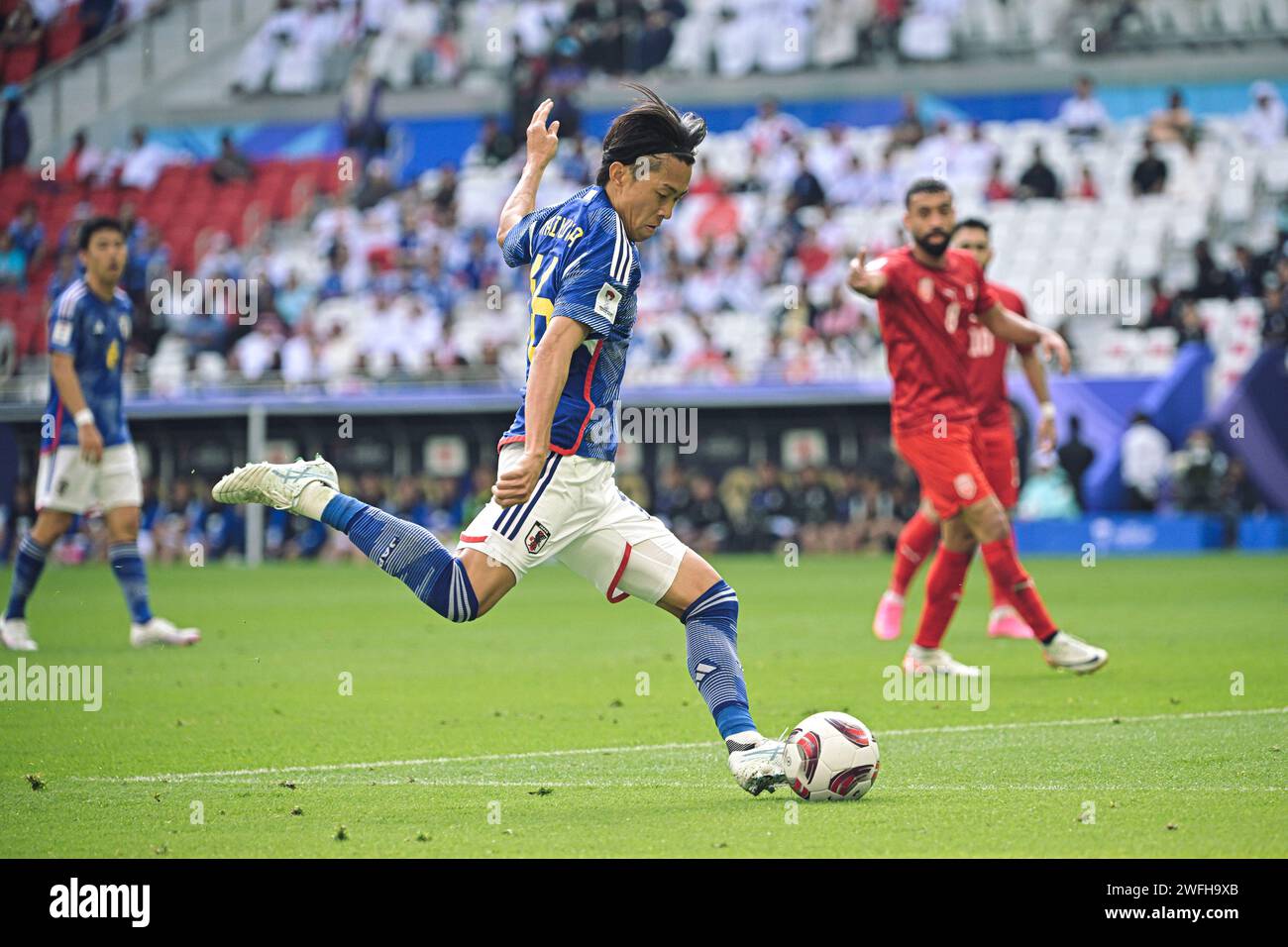 Doha, Qatar. 31 January, 2024. BAHRAIN VS JAPAN：ROUND OF 16 - AFC Asian ...