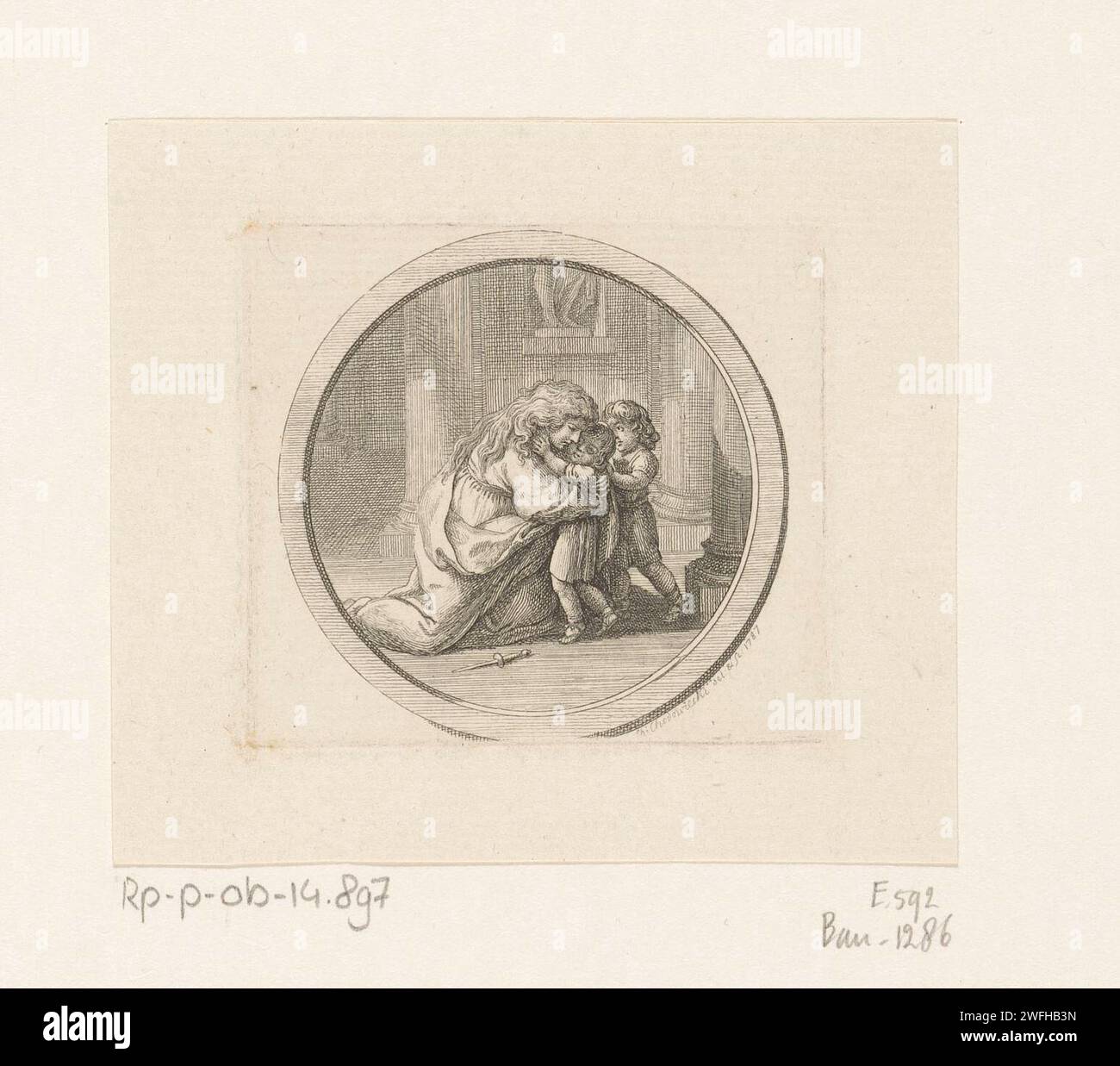 Medea embraces her children, after which she kills them with a dagger ...