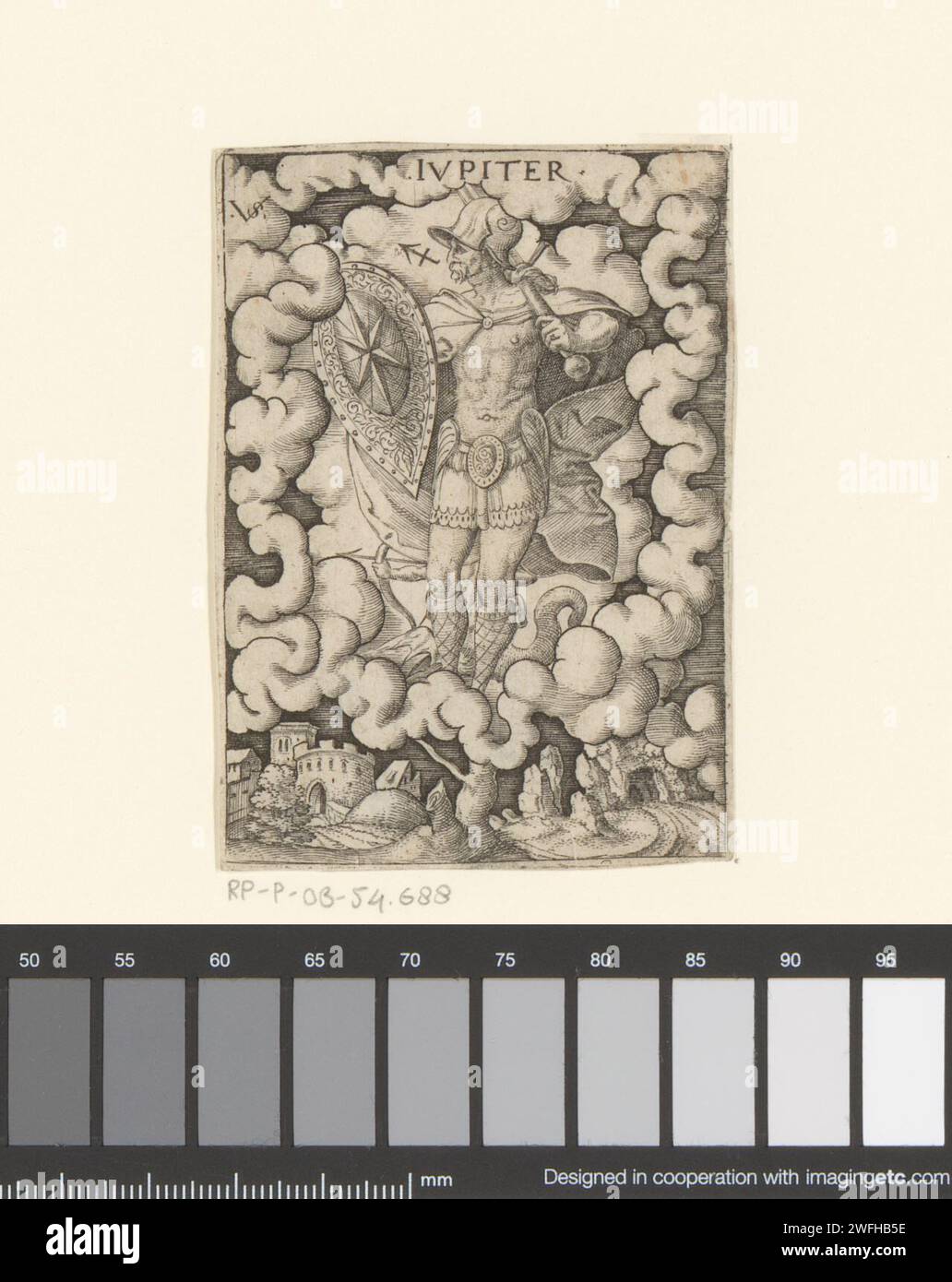 Jupiter Virgil, 1524 - 1562 print Nuremberg paper engraving / etching ...