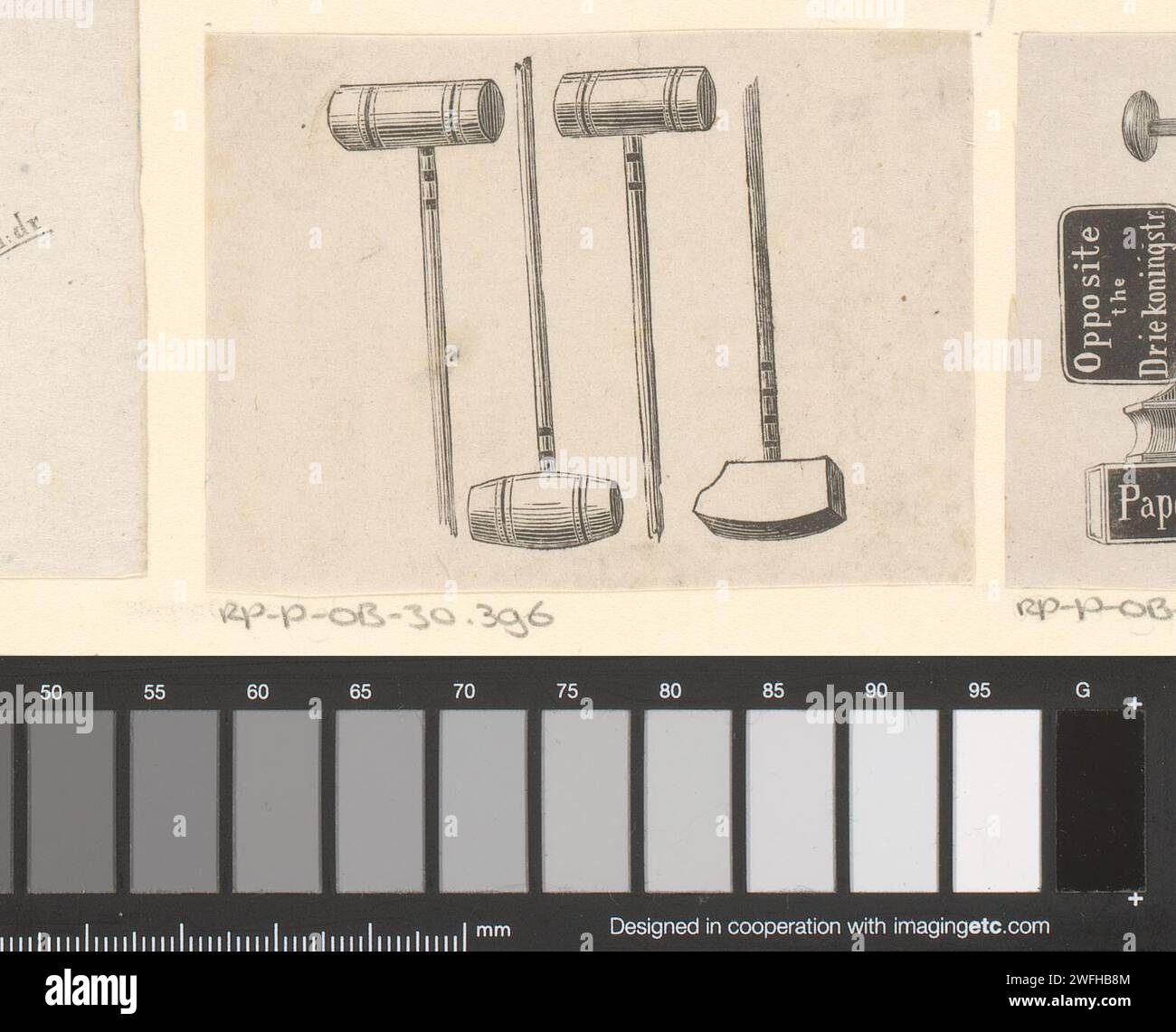 Four different hammers, Isaac Weissenbruch, 1836 - 1912 print ...