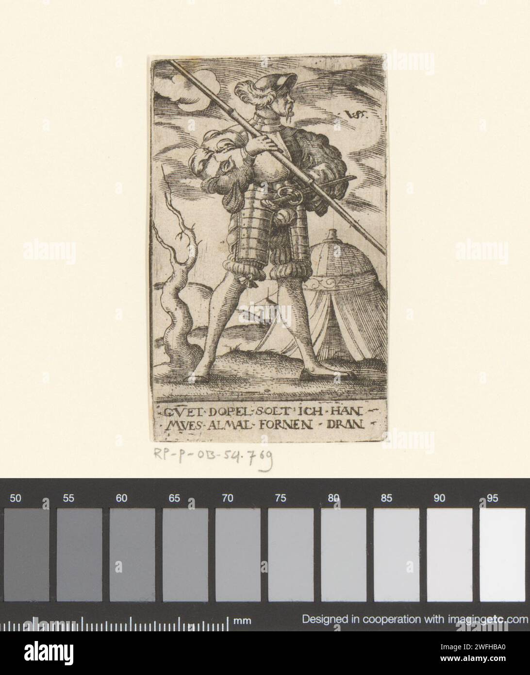 Piekdrager, Virgil, 1524 - 1562 print Nuremberg paper engraving ...