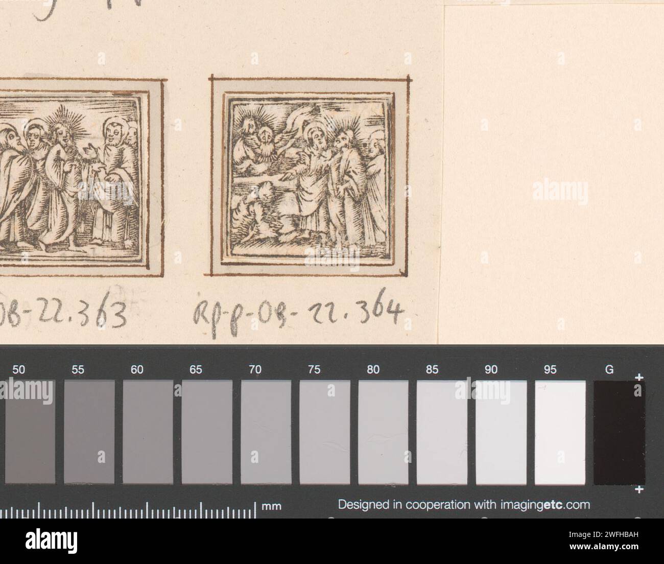 Christ with his disciples and the Trinity, Anonymous, Anonymous, 1590 ...