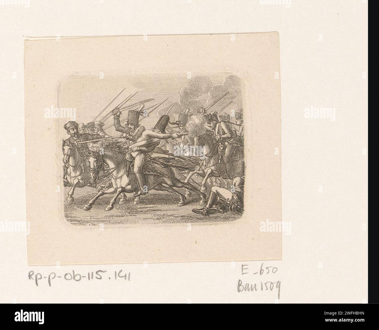 Cossacks, Huzars and Kurassiers in Battle, Daniel Nikolaus Chodowiecki ...