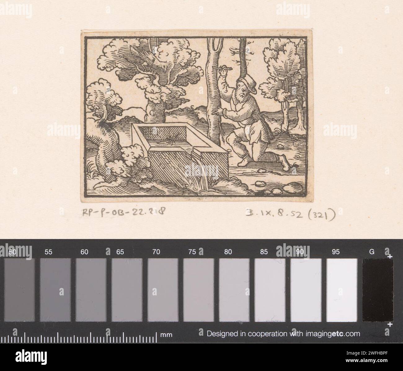 Fabel Van de Mier en de Duif, Virgil, 1566 print Nuremberg paper ...