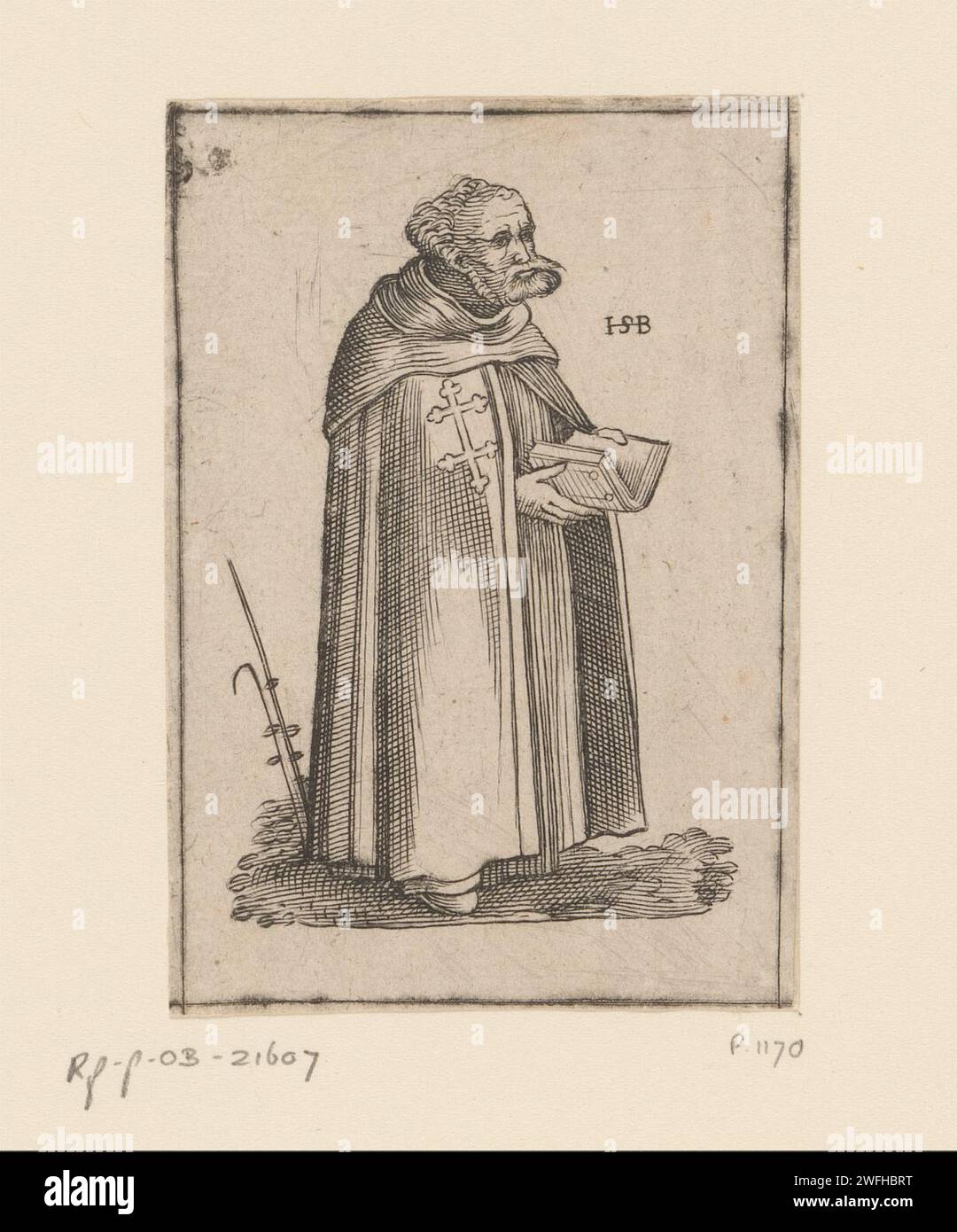 Monnik of the Order of the Crosiers, Anonymous, After Hans Sebald Beham ...
