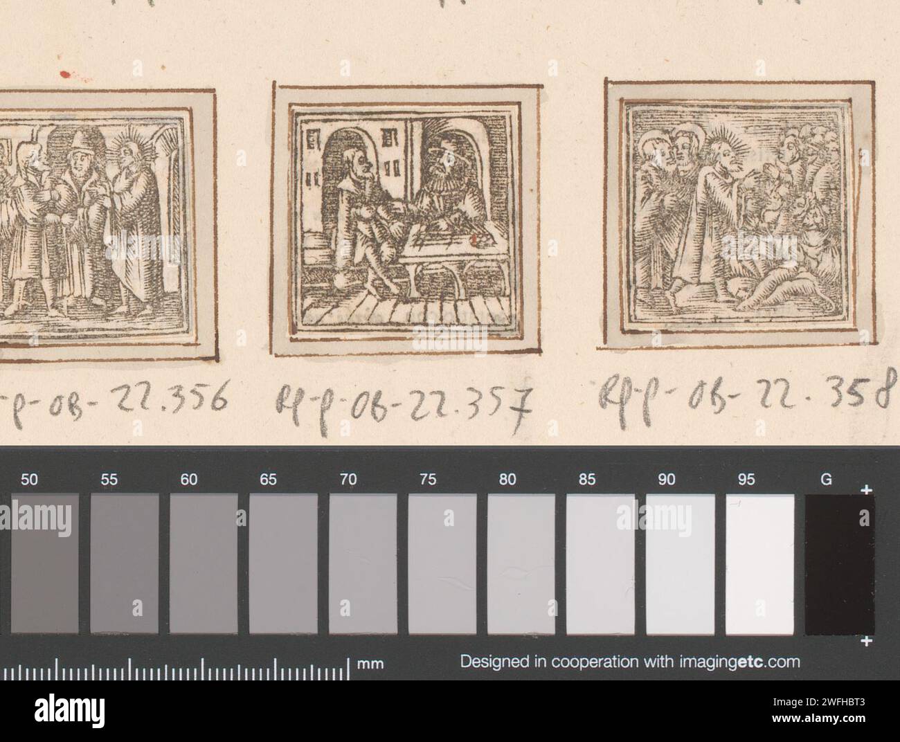 Parable of the unjust steward, anonymous, anonymous, 1590 print paper ...