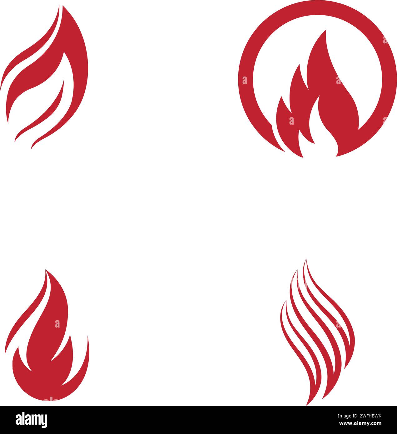 flame icon fire vector design template Stock Vector Image & Art - Alamy