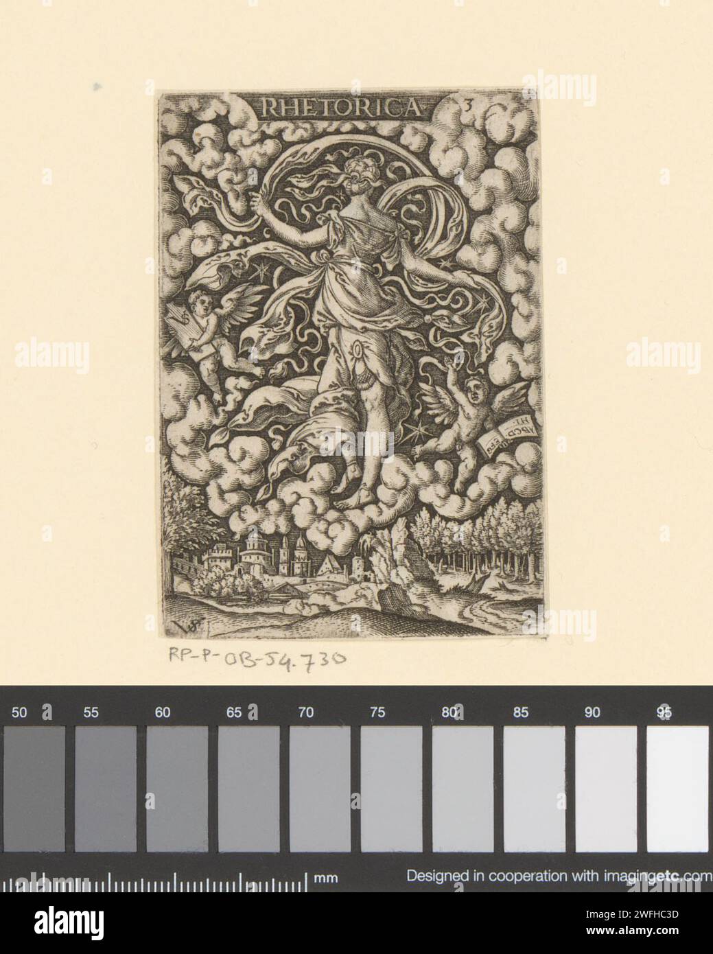 Retorica, Virgil, 1524 - 1562 print Numbered at the top right: 3 ...