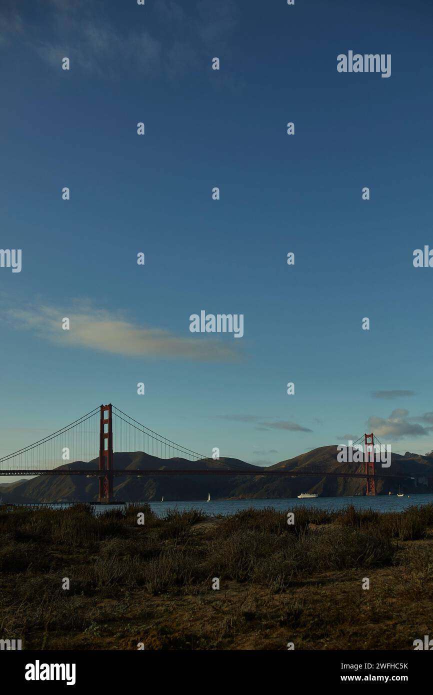 View of Golden Gate Bridge Stock Photo - Alamy