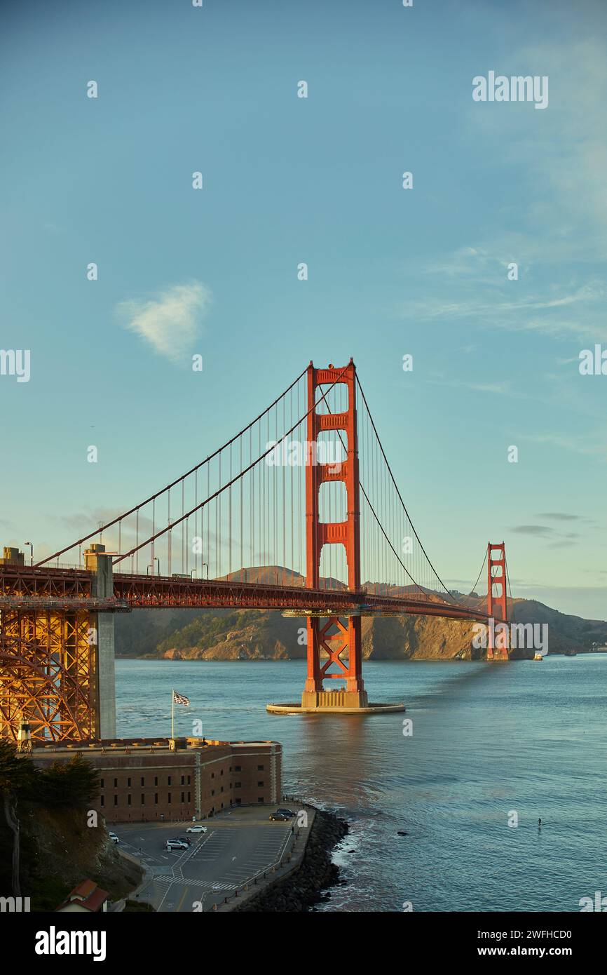 View of Golden Gate Bridge Stock Photo - Alamy