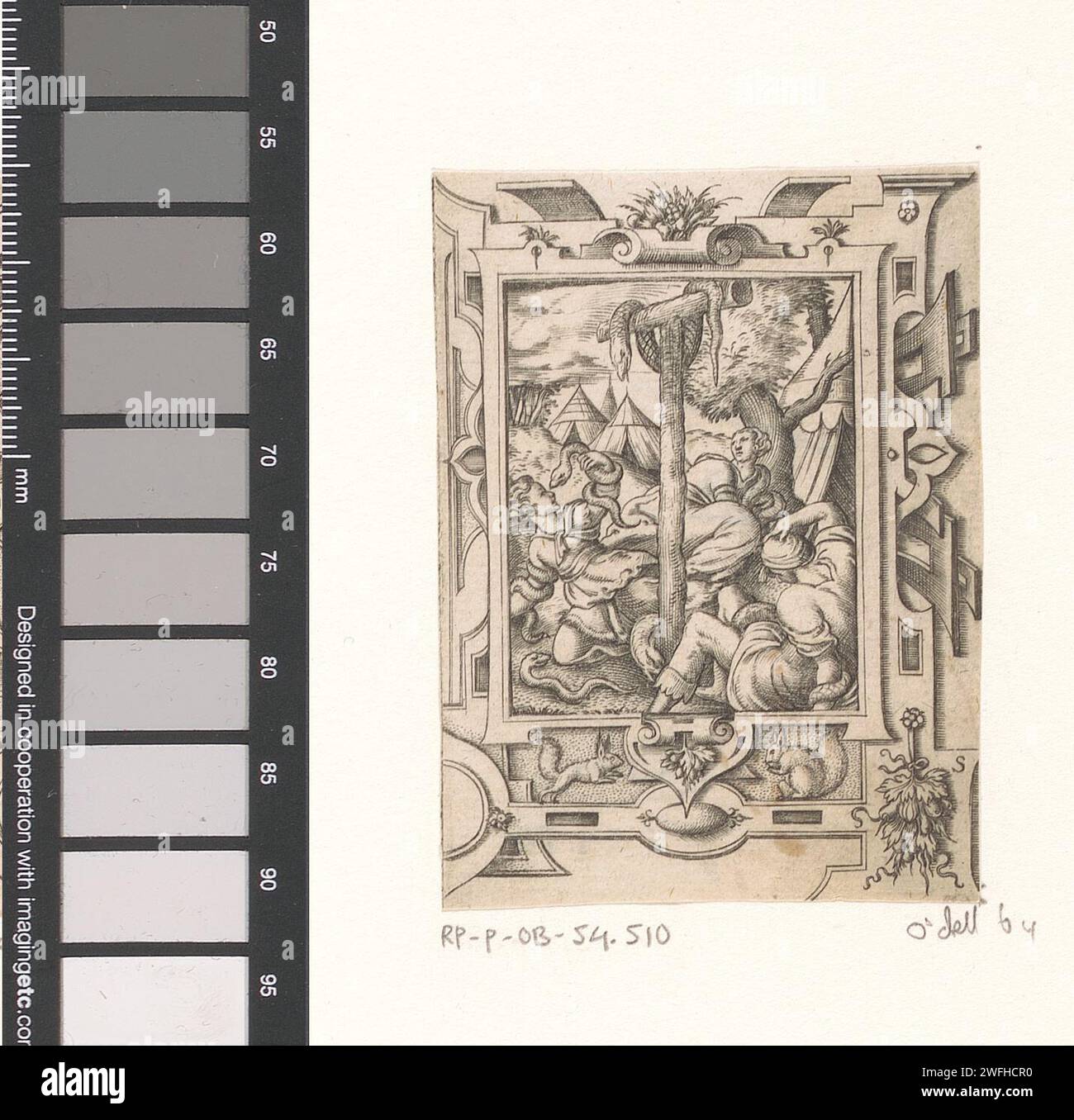 Establishment of the Copper Snake in a roll work Framing, Virgilius ...