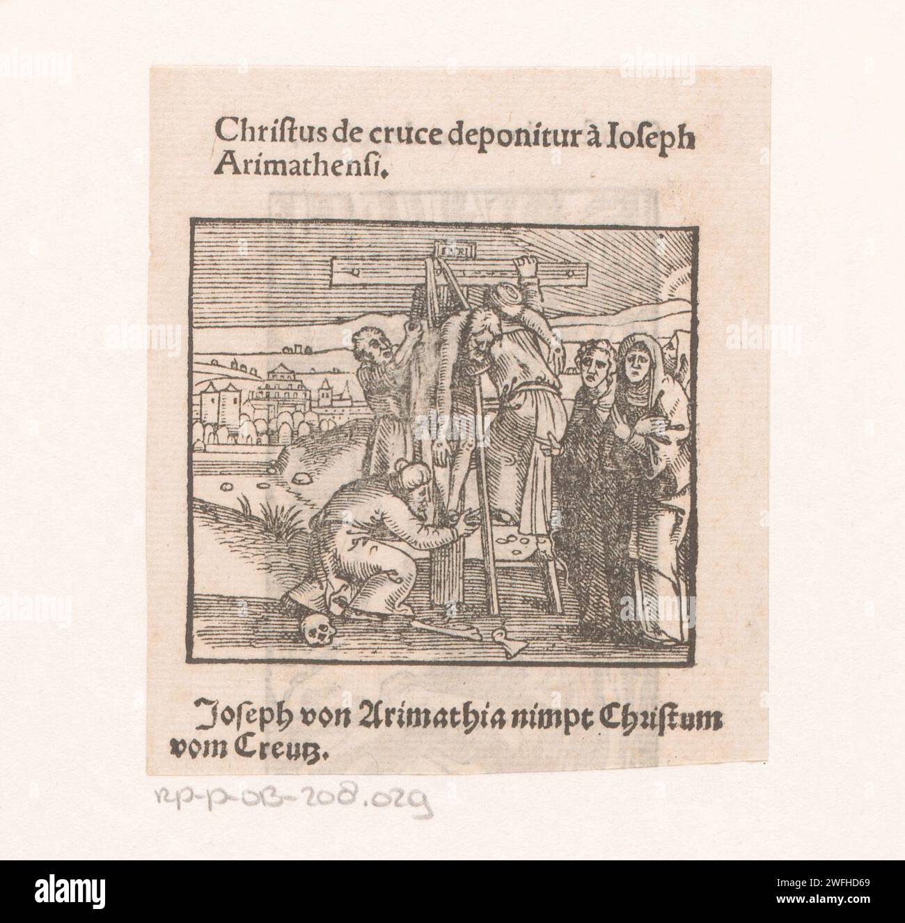 Joseph of arimathaea with the body of christ hi-res stock photography ...