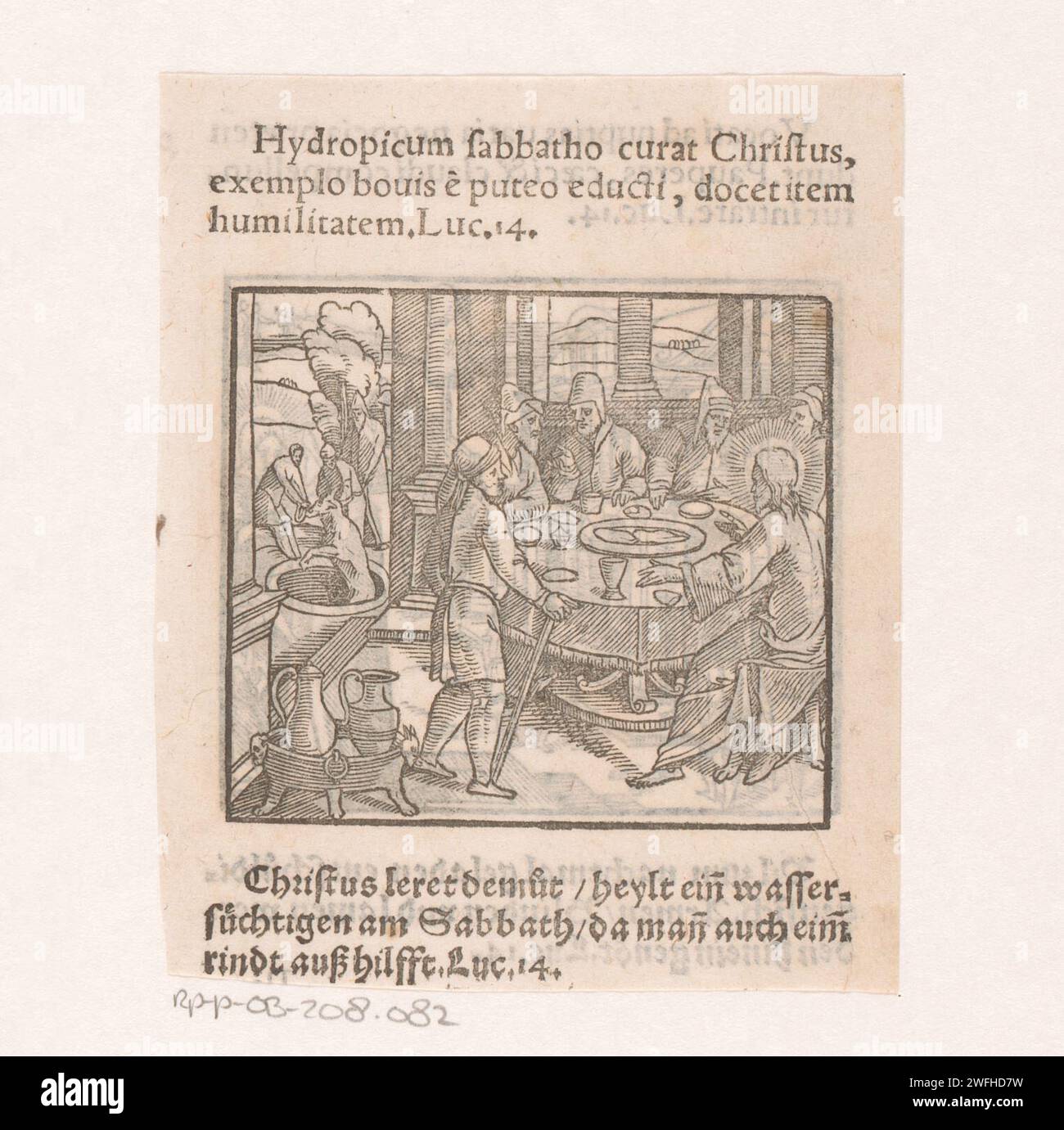 Healing the man with dropsy hi-res stock photography and images - Alamy