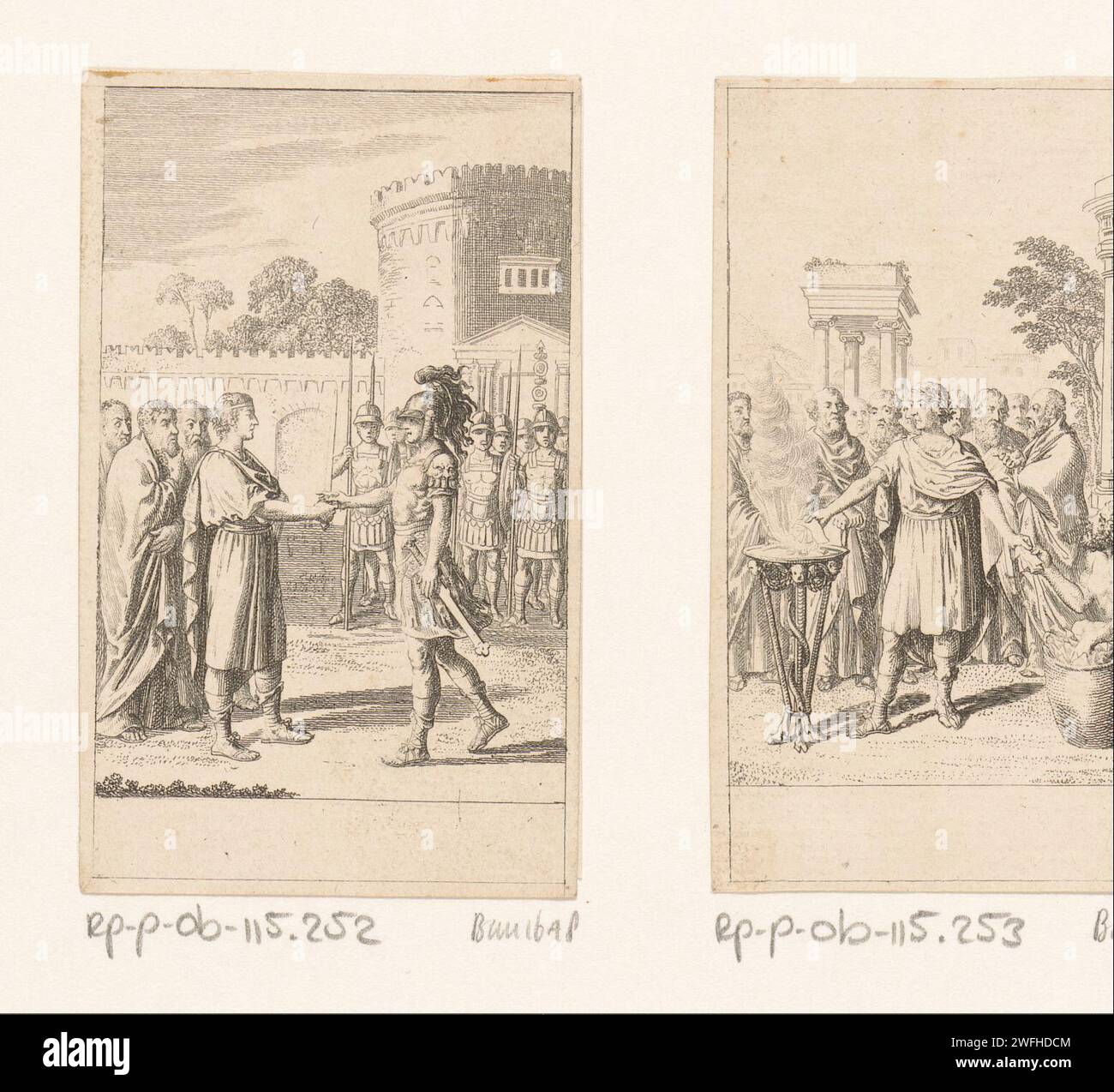 Marcus Aurelius hands over the sword, Daniel Nikolaus Chodowiecki, 1793 ...