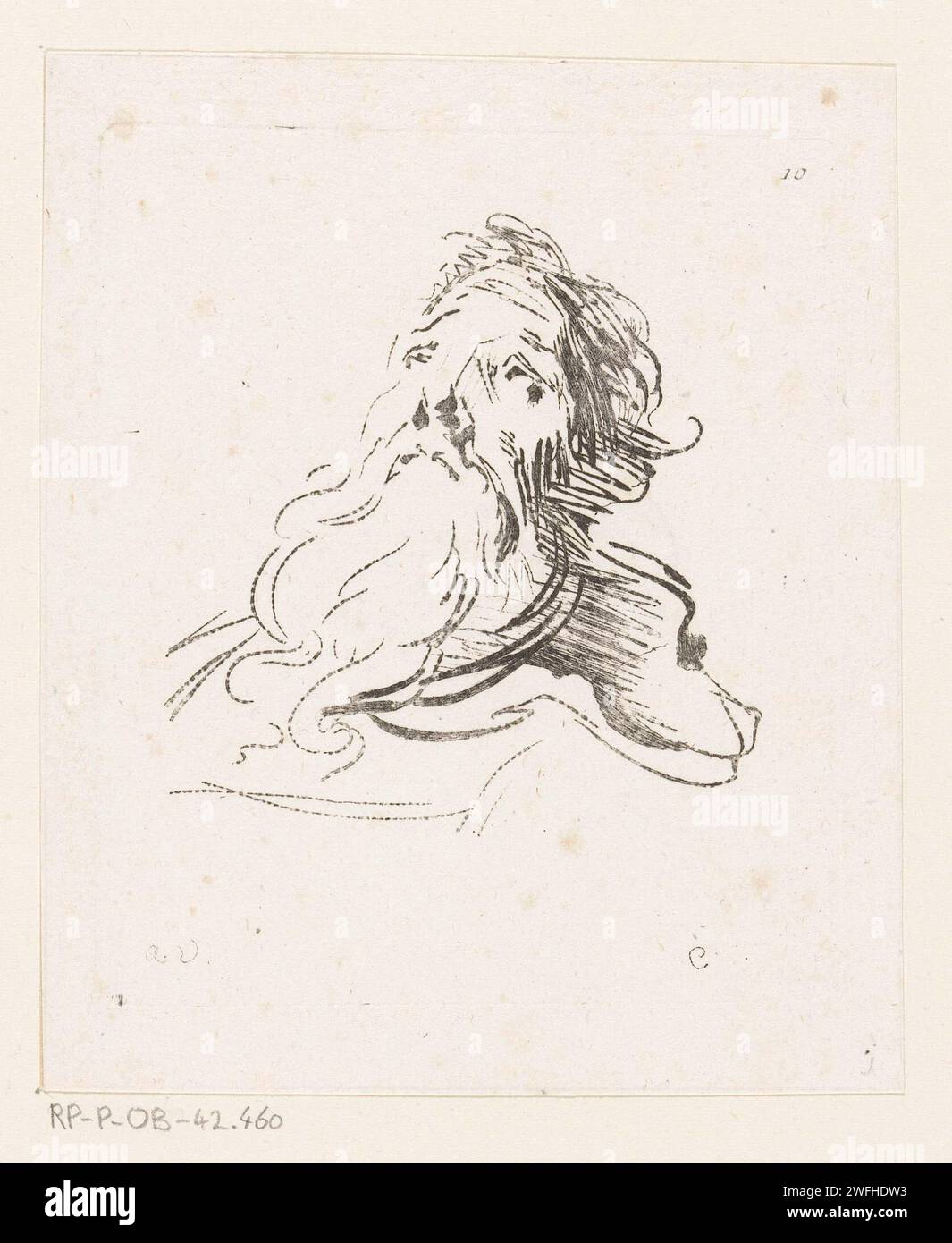 Male face looking left hi-res stock photography and images - Alamy