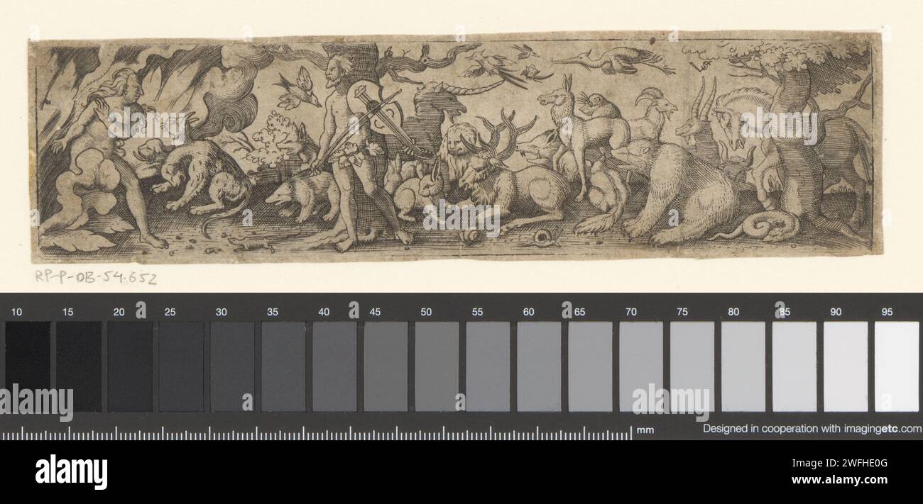 Orpheus en Eurydice, Virgil, 1524 - 1562 print Nuremberg paper ...