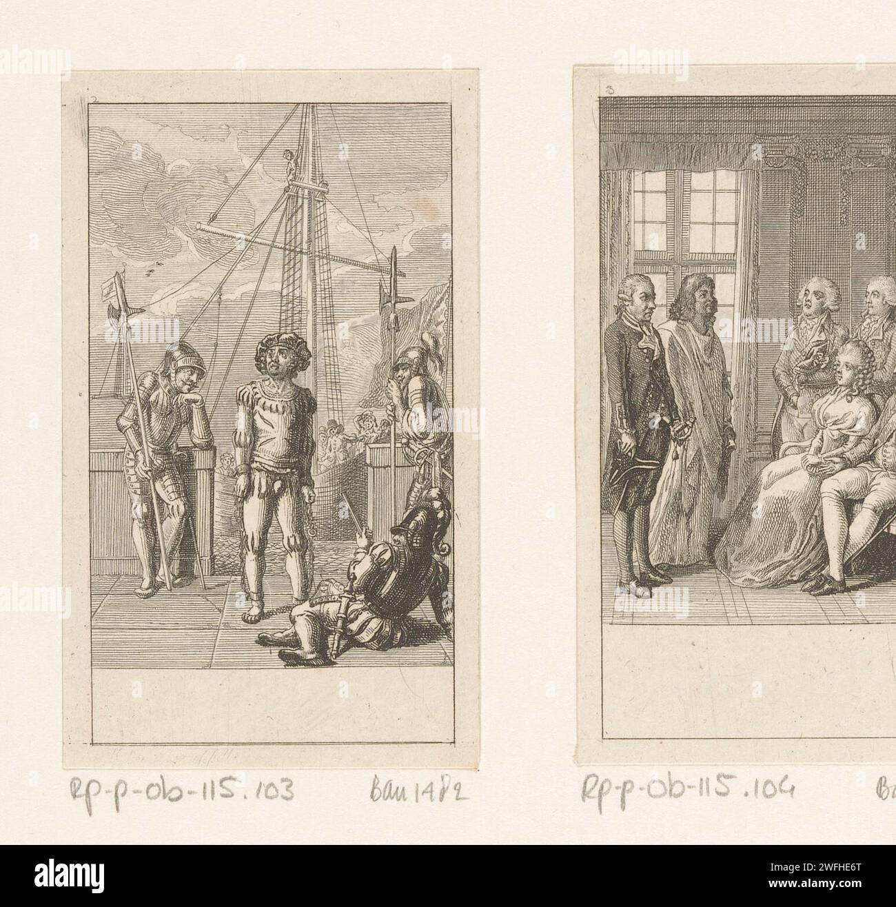 Columbus enters the American mainland, Daniel Nikolaus Chodowiecki ...