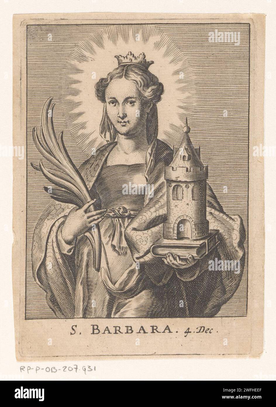 Holy Barbara, Anonymous, After Pieter de Jode (I), After Jan van ...