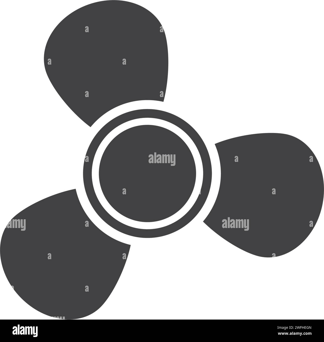 Fan black Stock Vector Images - Alamy