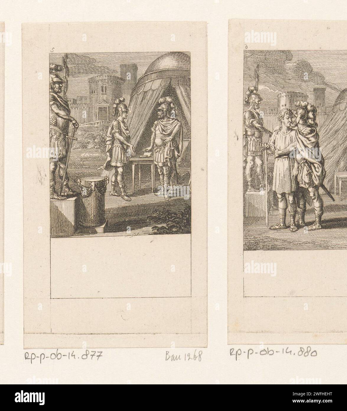 Nikanor brings the message about the exile of Coriolan, Daniel Nikolaus ...