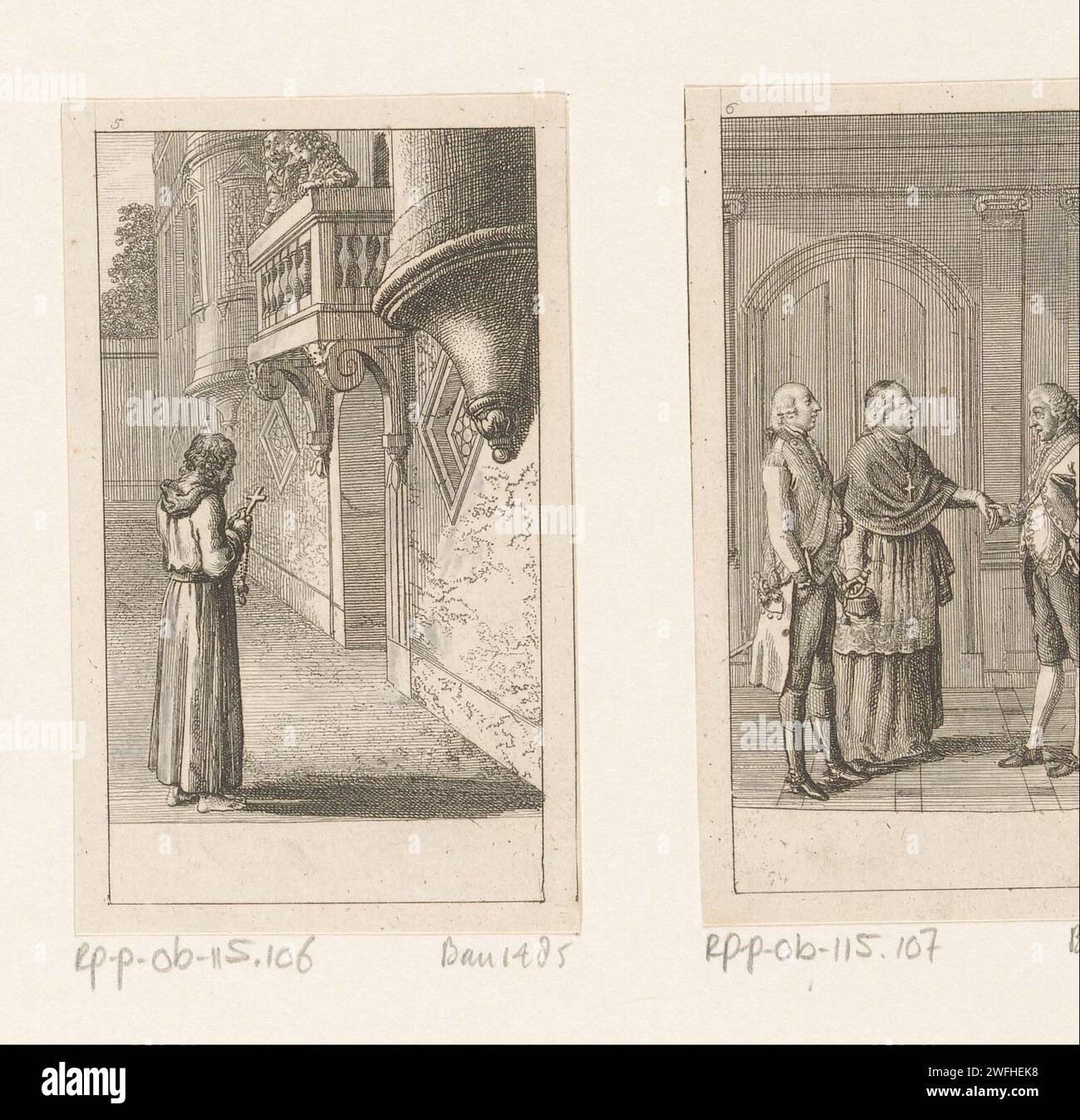 Hendrik IV in fines under the balcony of Pope Gregorius VII, Daniel ...