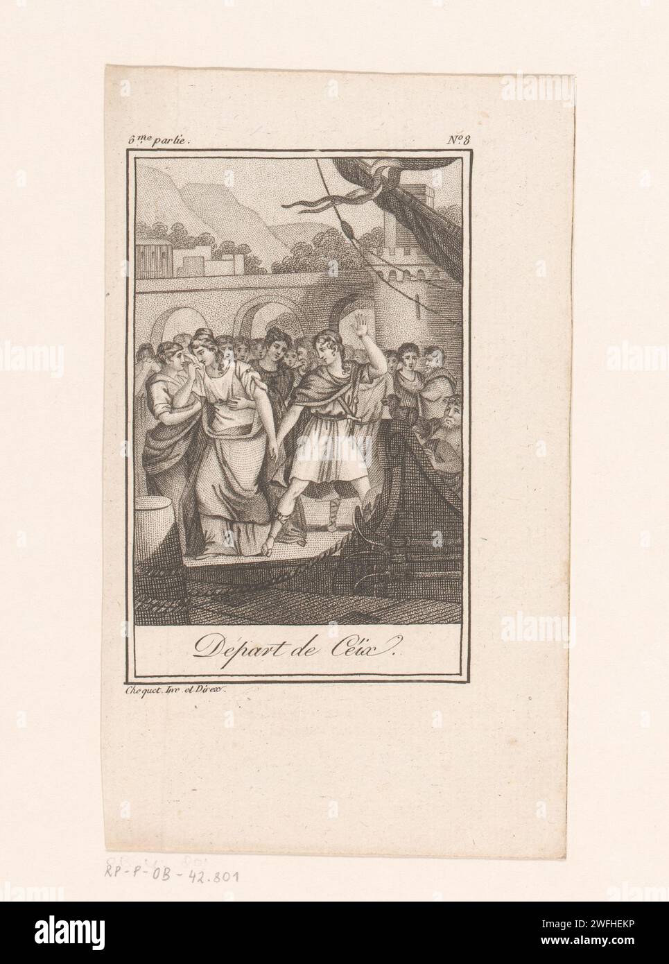 Departure of Ceyx, Unknown, After Pierre Jean Baptiste Isidore Choquet ...