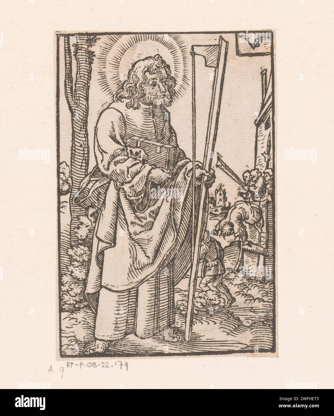 Heilige Jakobus de Mindere, Virgil, 1552 print Nuremberg paper the ...