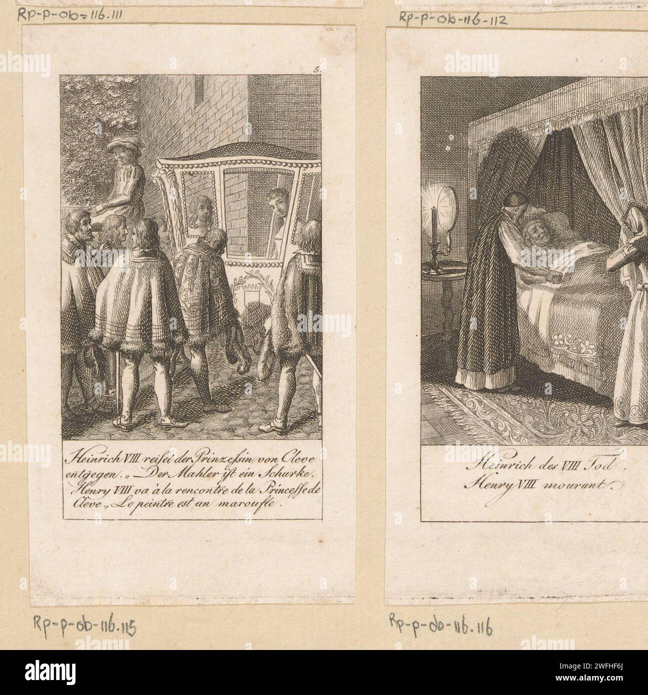 Presentation from the history of Henry VIII, Christian Gottlieb Geyser ...