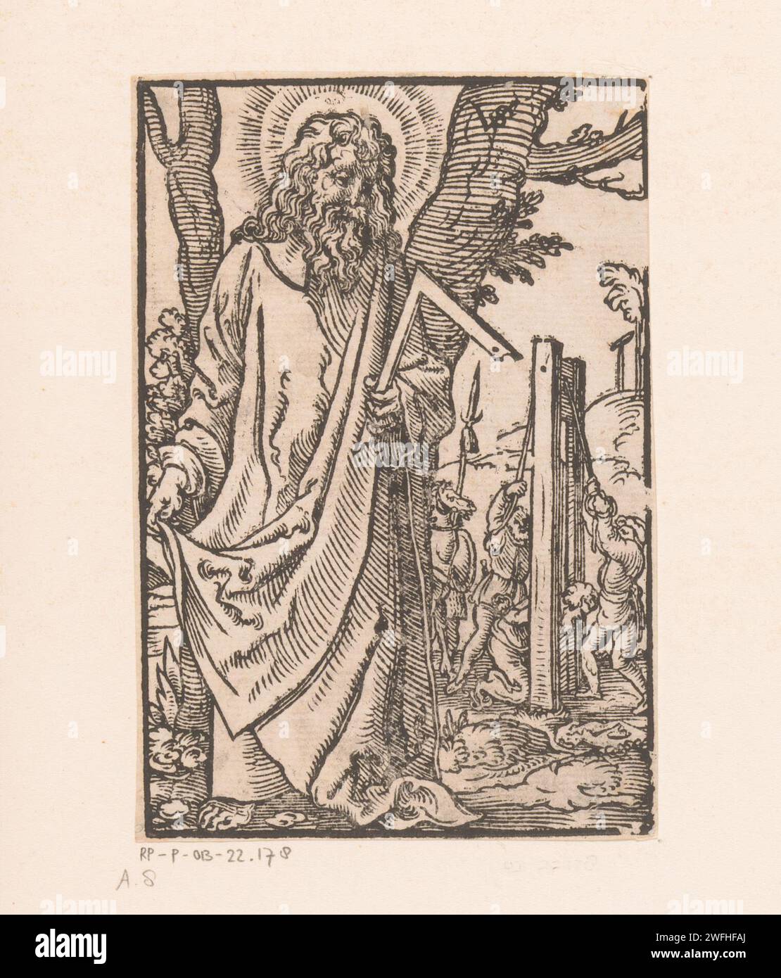 Heilige Matteü, Virgil, 1552 print Nuremberg paper the apostle and ...