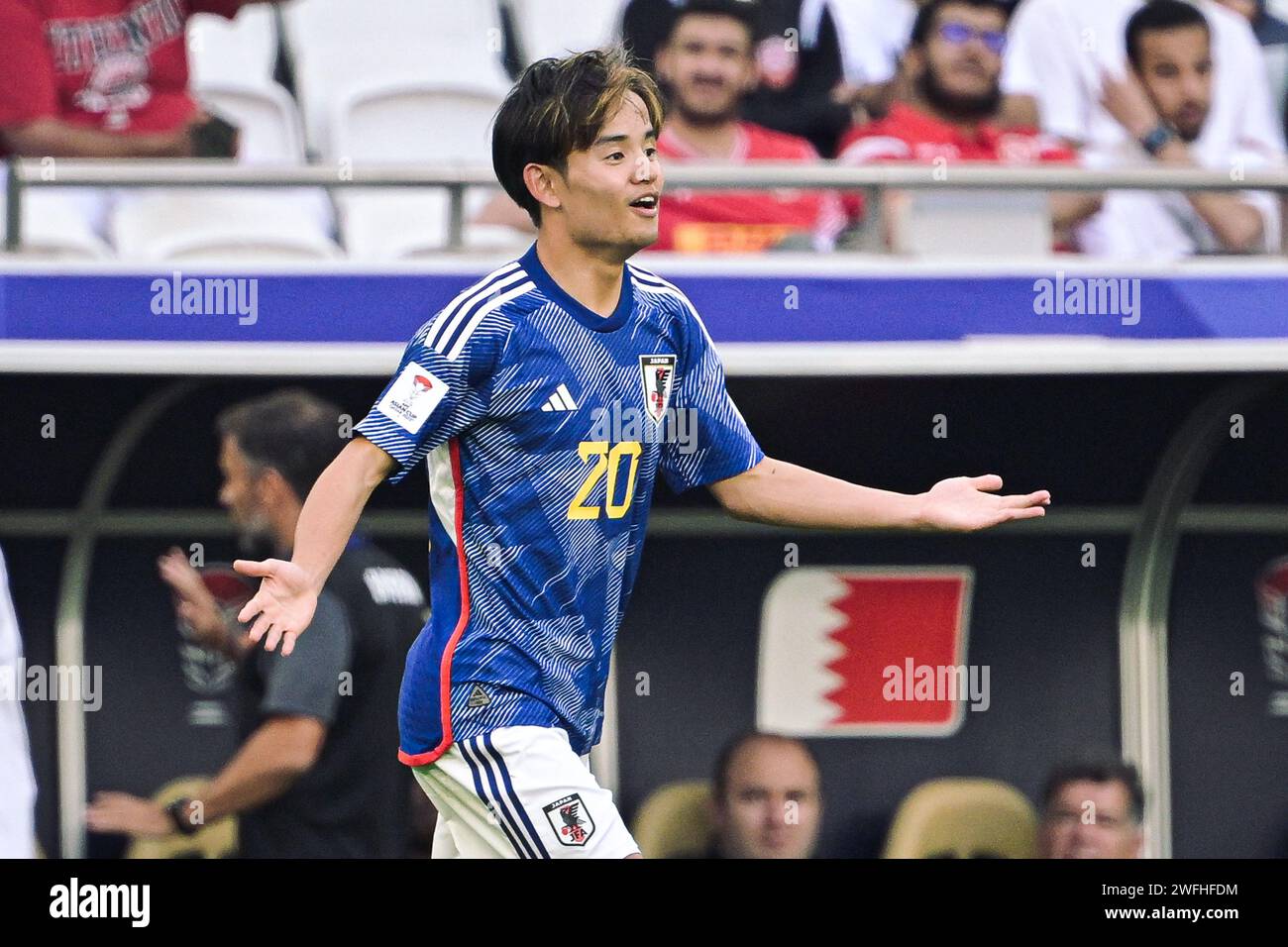 Doha, Qatar. 31 January, 2024. BAHRAIN VS JAPAN：ROUND OF 16 - AFC Asian ...