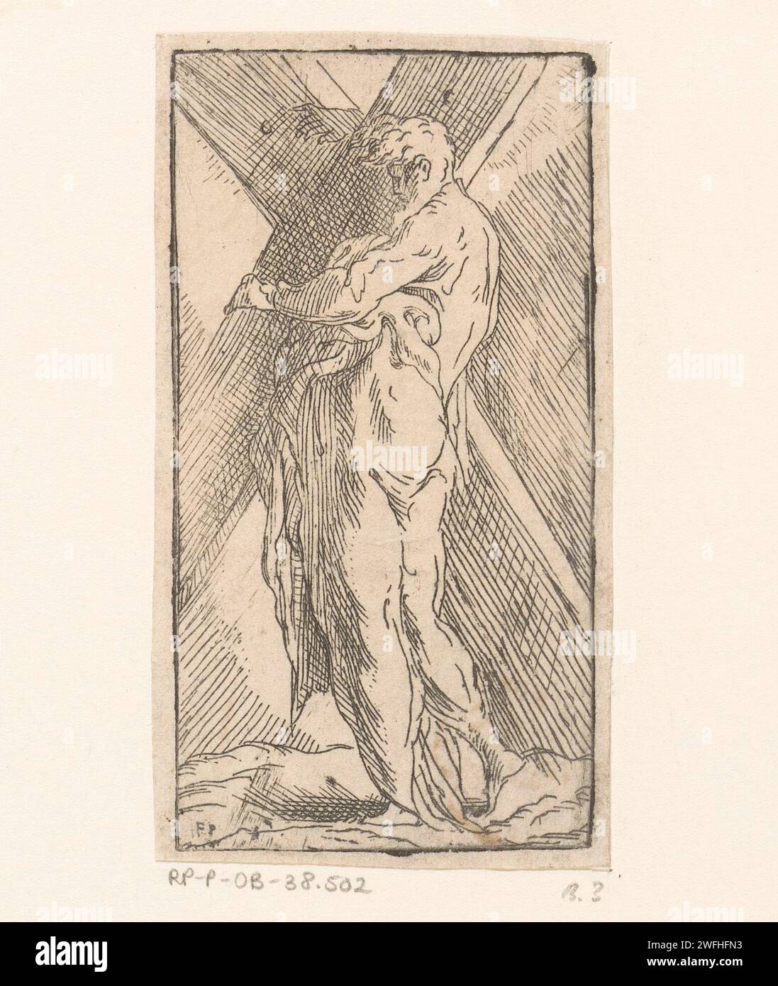 The holy Andreas, monogram miss FP (Italy; 16th century), after ...