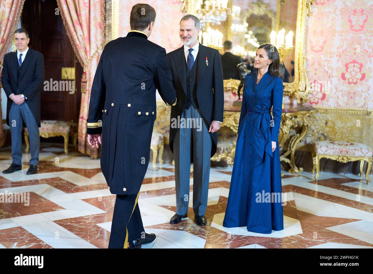 Madrid. Spain. 20240131, King Felipe VI of Spain, Queen Letizia of ...