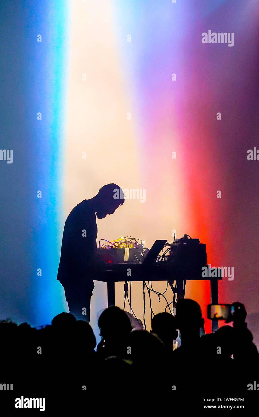 Konzert von Ben Frost , at Silent Green Betonhalle, Berlin, CTM ...