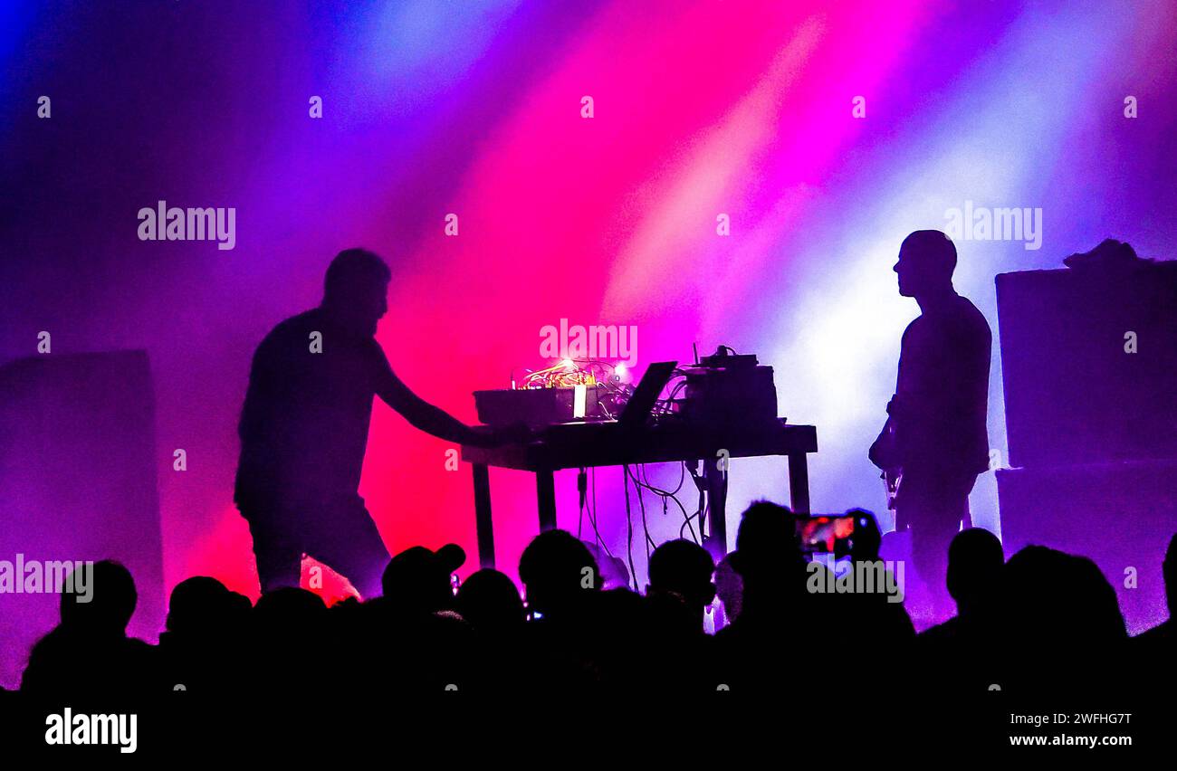 Konzert von Ben Frost , at Silent Green Betonhalle, Berlin, CTM ...