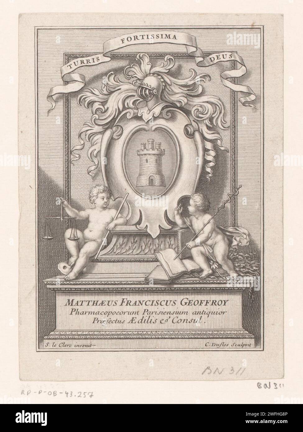 Ex Libris van Mathieu -François Geoffroy, Claude Duflos, After ...