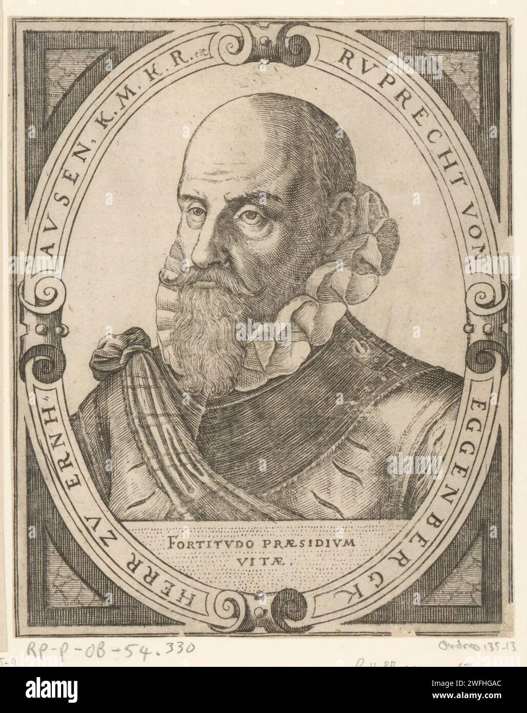 Portrait of Rupert, baron van Eggenberg, Hans Sibmacher, 1590 - 1611 ...