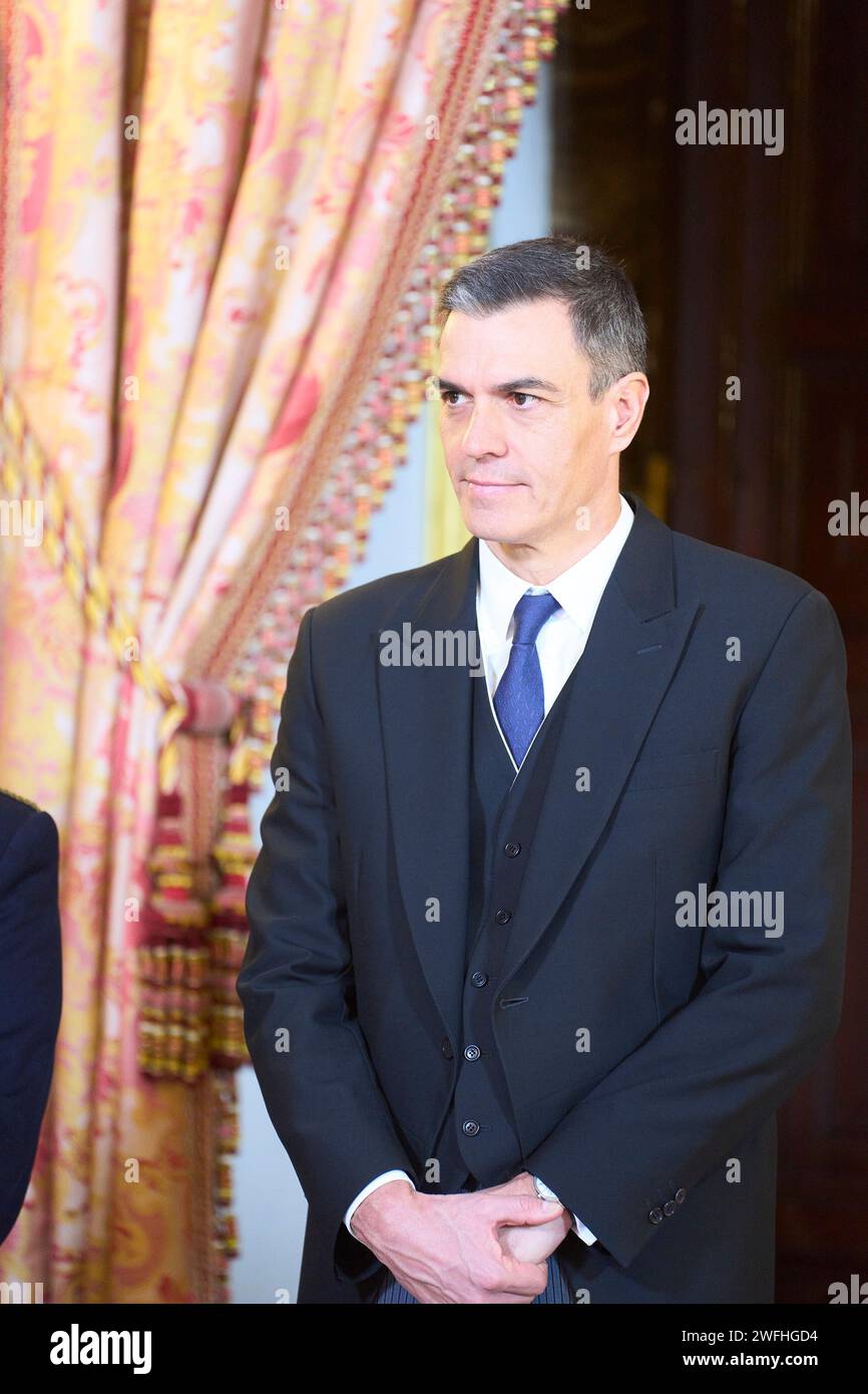 Madrid. Spain. 20240131, Pedro Sanchez, Prime Minister Received Foreign ...
