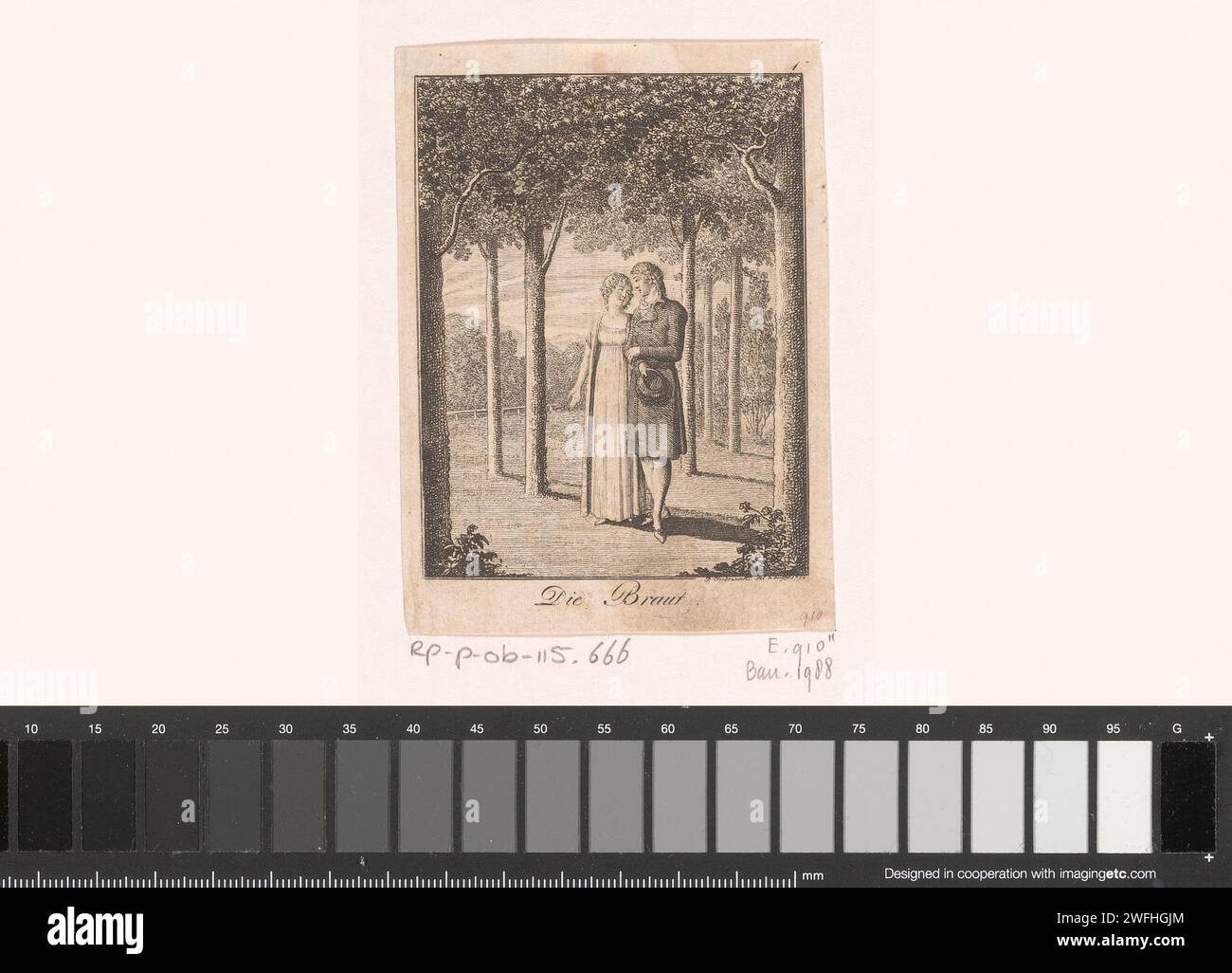 Lady as Bruid, Daniel Nikolaus Chodowiecki, 1799 print Numbered at the ...