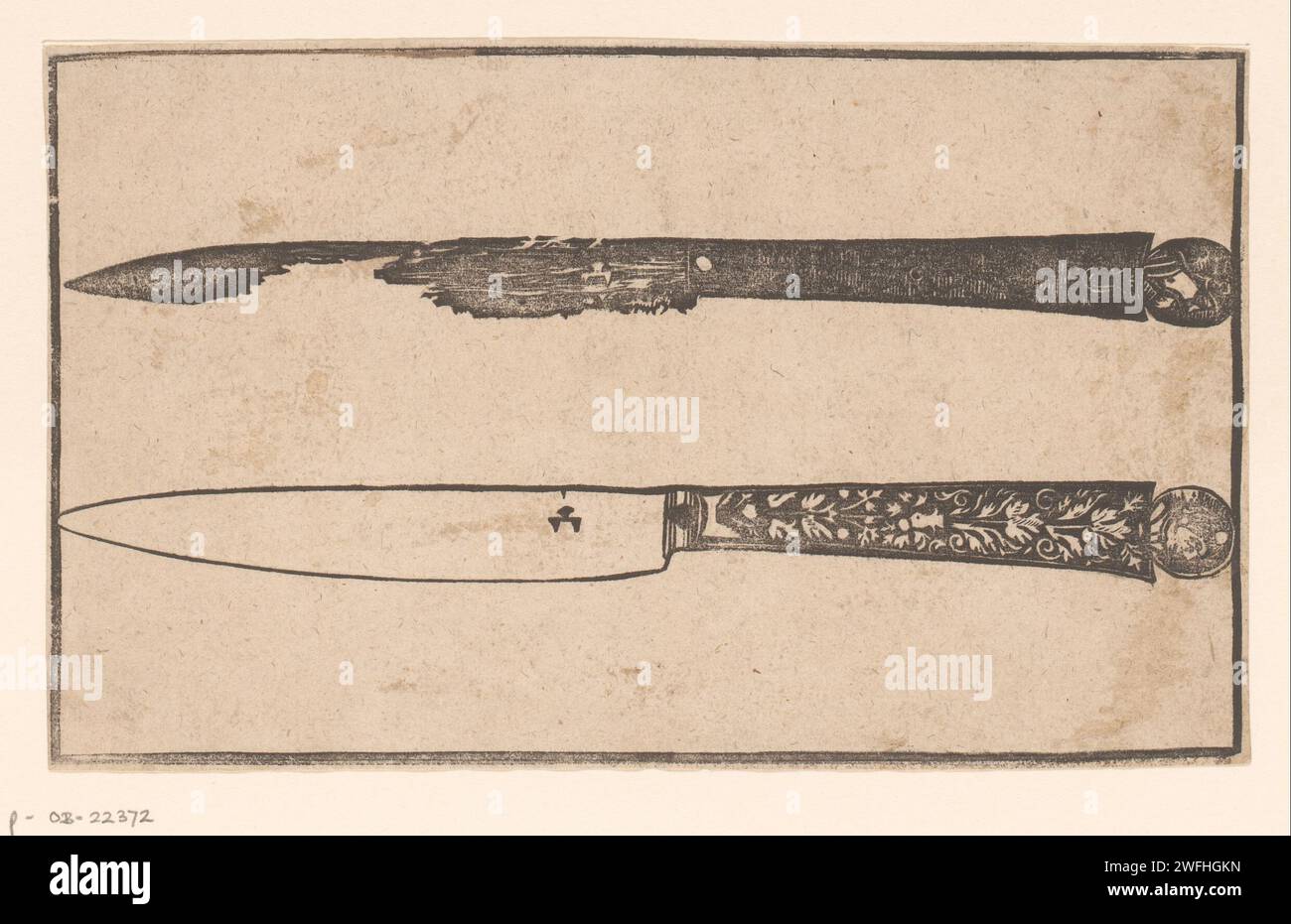 Measure twee, Anonymous, Anonymous, 1500 - 1599 print paper tools, aids ...
