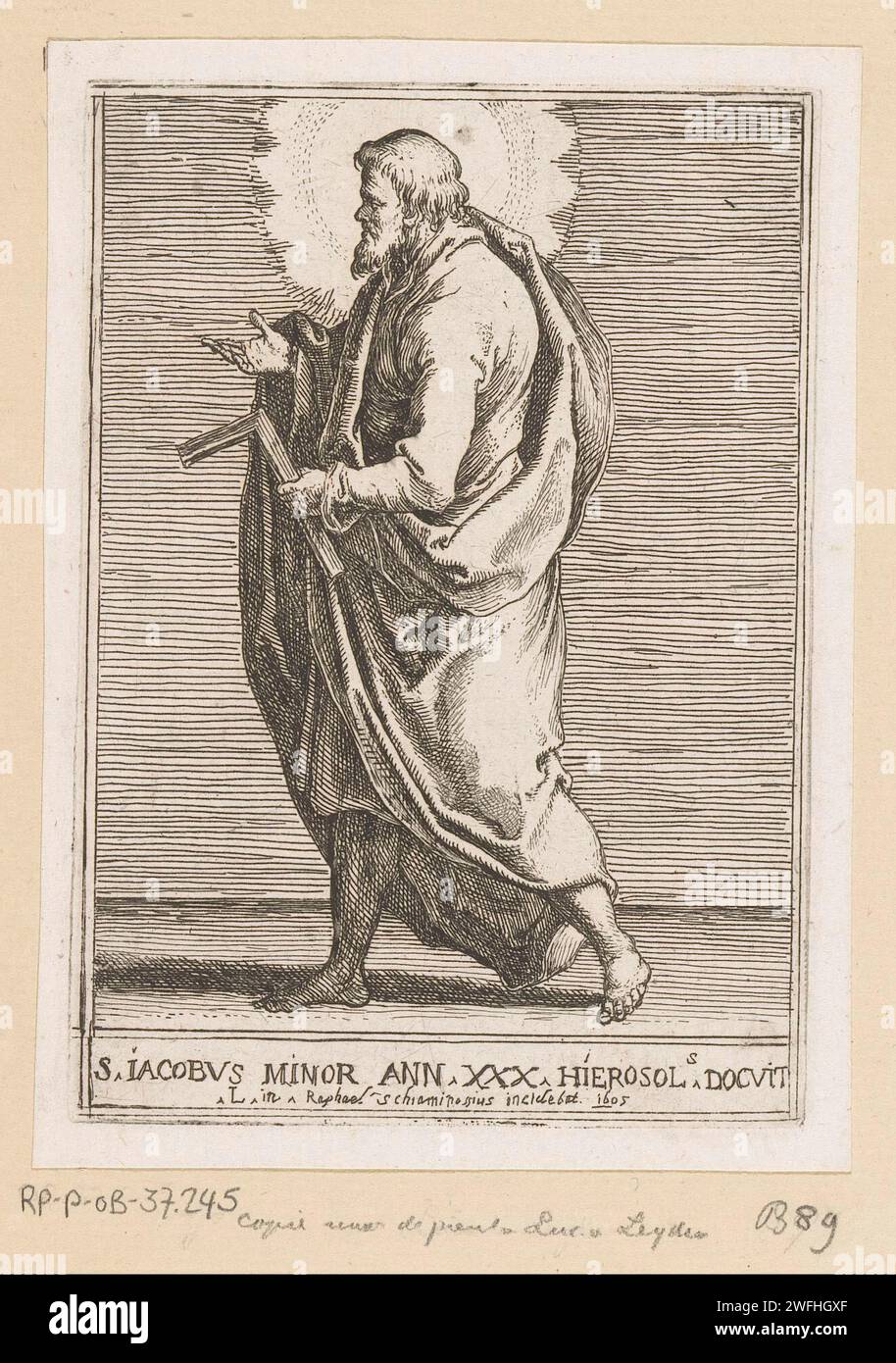 Holy Jakobus De Lessere, Raffaello Schiaminossi, After Lucas van Leyden ...