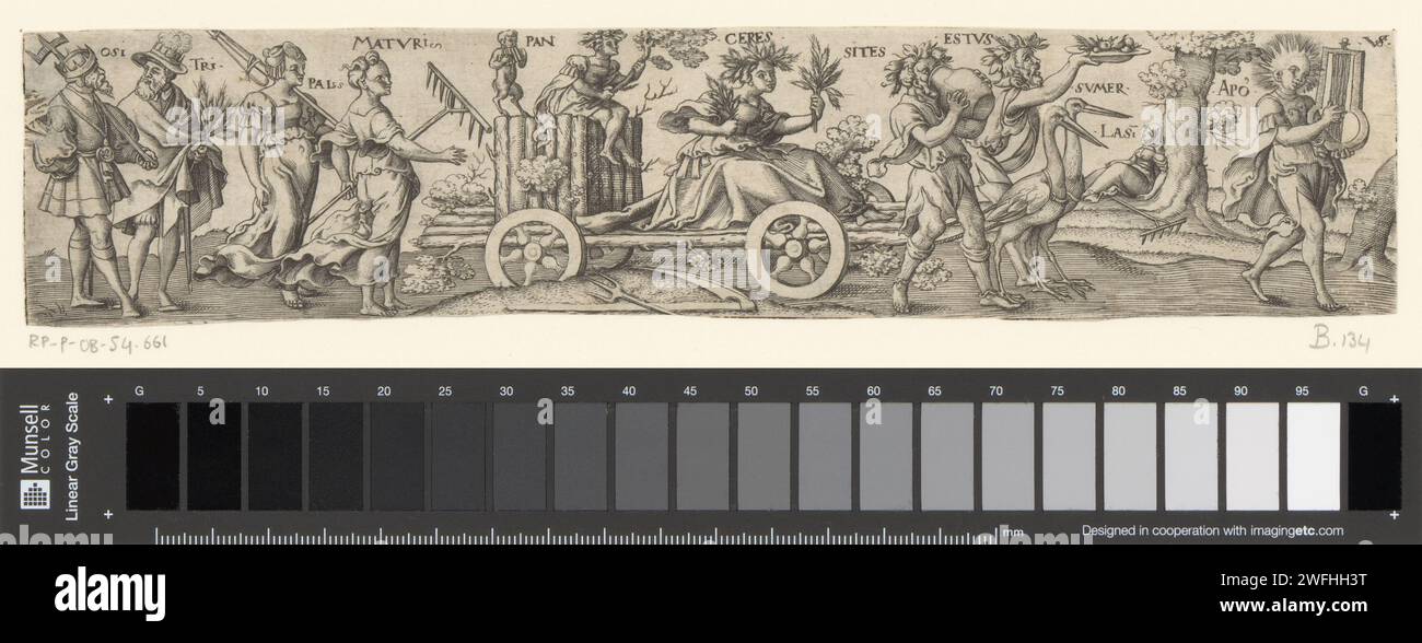 Summer triumph, Virgilius Solis, 1524 - 1562 print Nuremberg paper ...