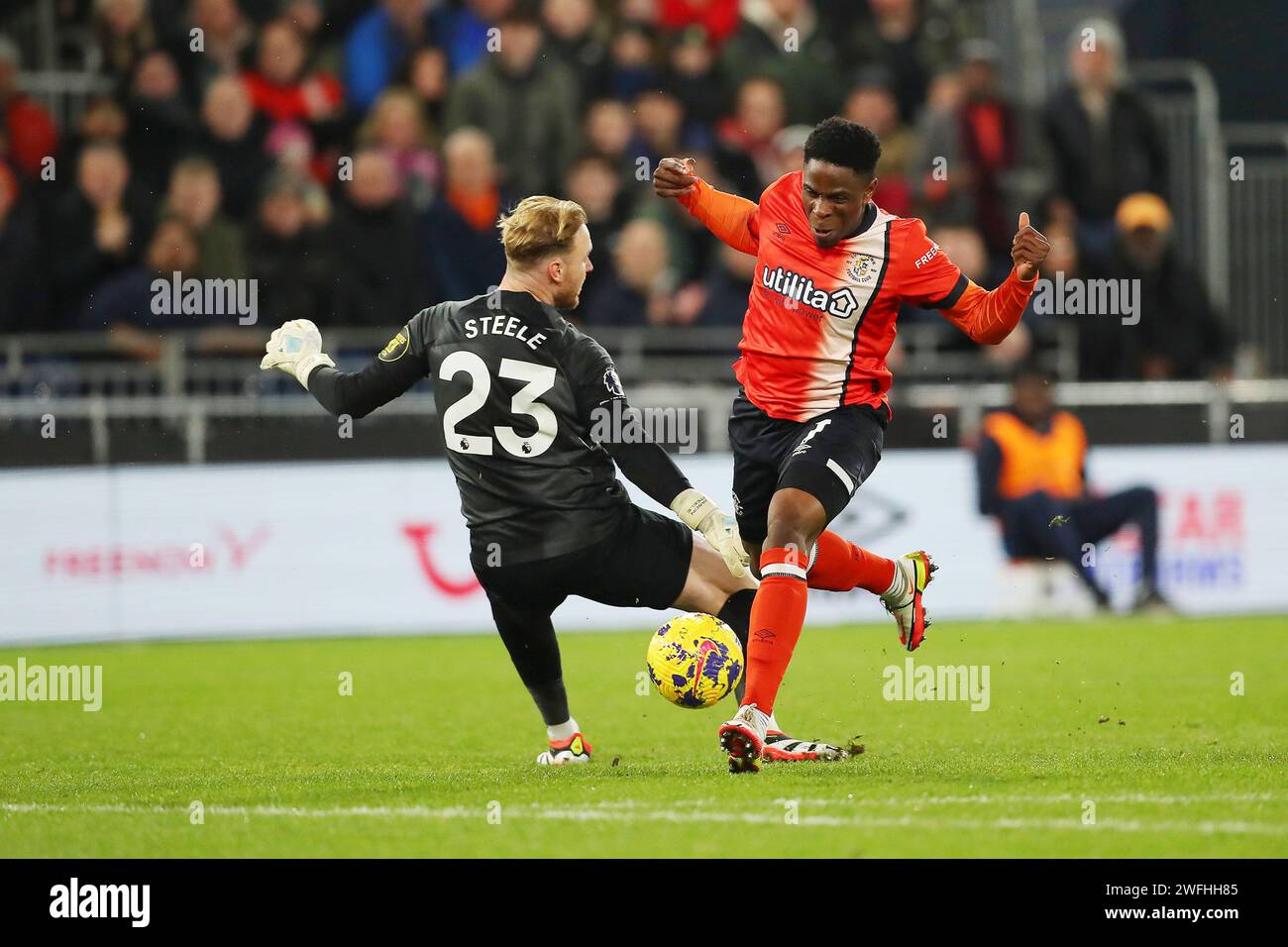 Luton town goal hi-res stock photography and images - Alamy