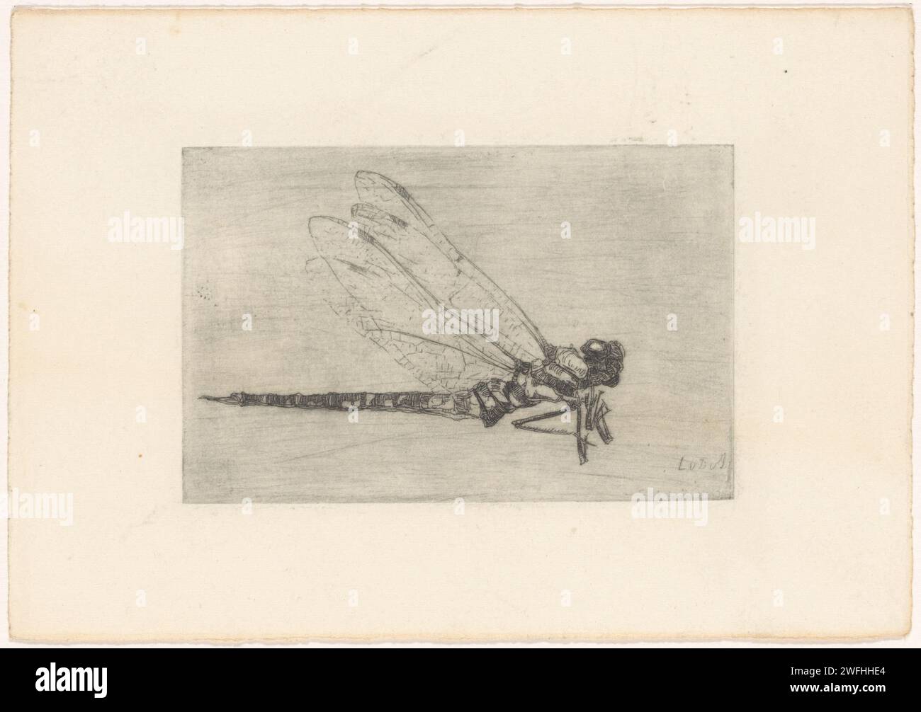 Libel, Lucie van Dam van Isselt, 1881 - 1949 print paper etching ...