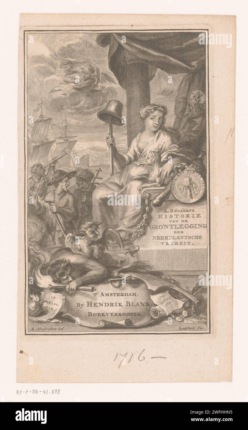 Personification of the victory of Dutch freedom on the Inquisition ...