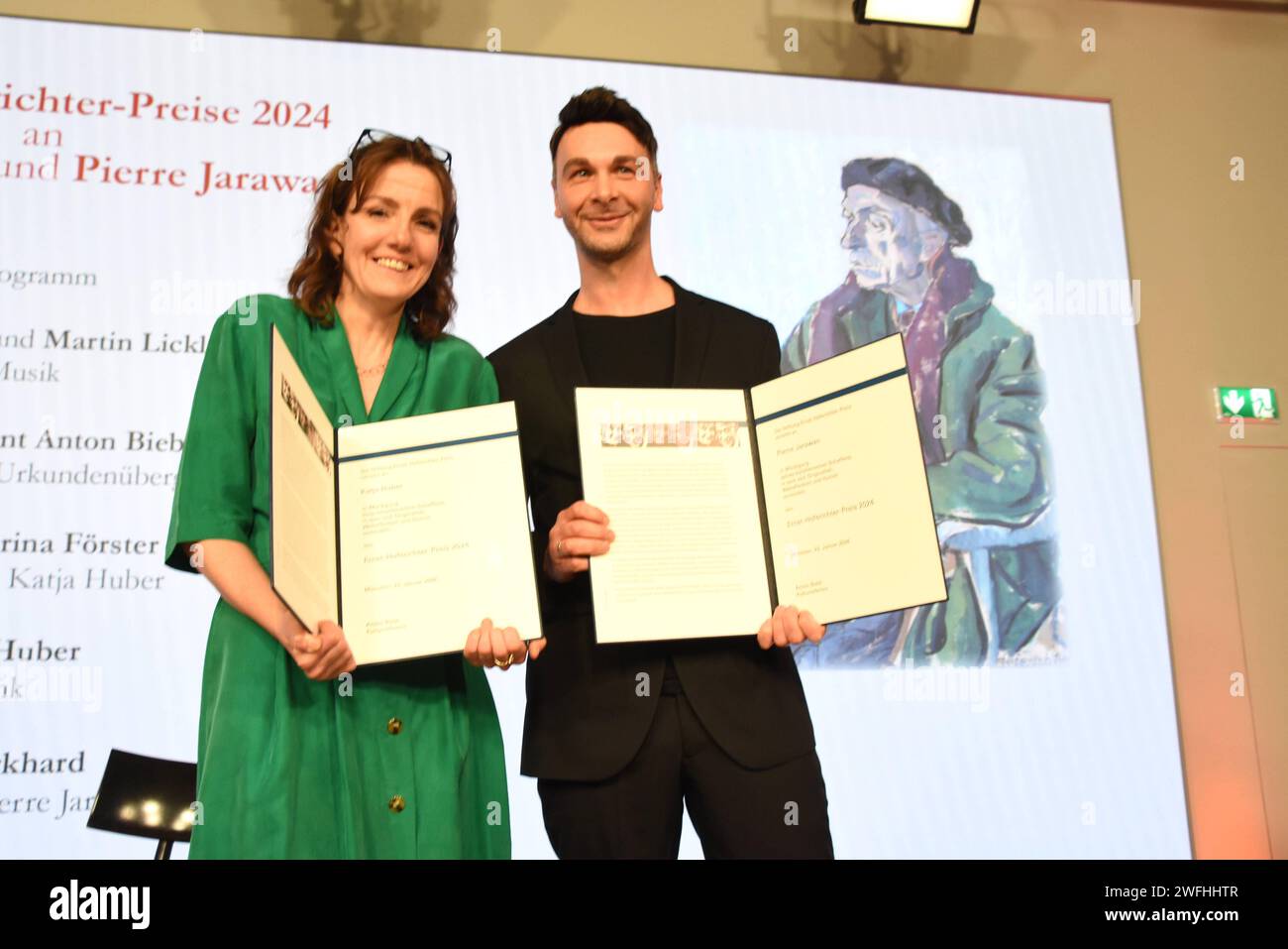 Katja Huber Schriftstellerin Ernst Hoferichter Preistraegerin Pierre ...