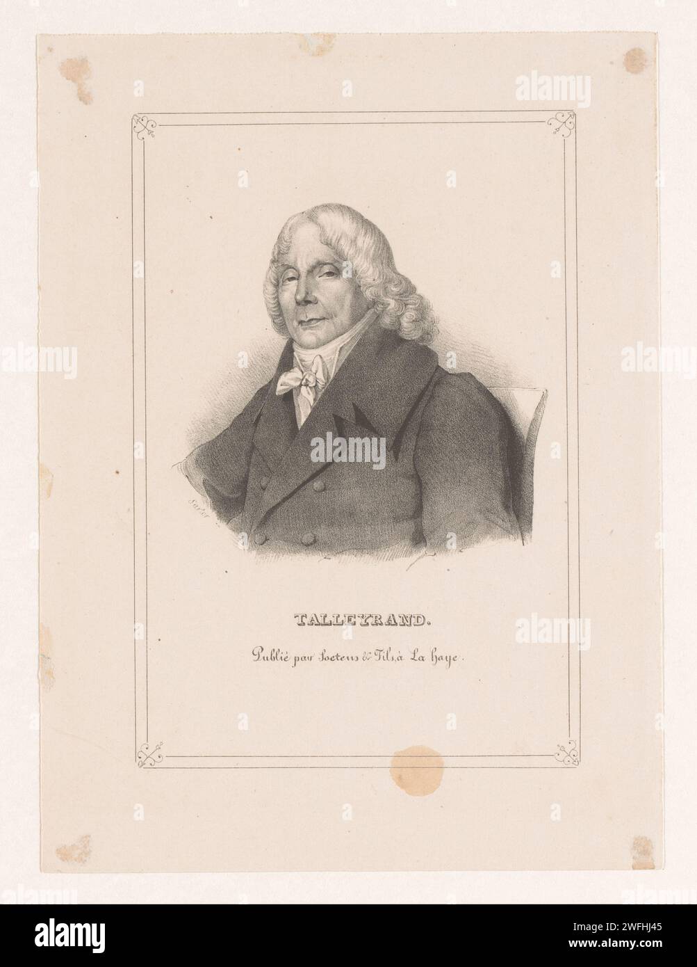 Portret van Charles Maurice Talleyrand-Périgord, Hendrik Frederik ...