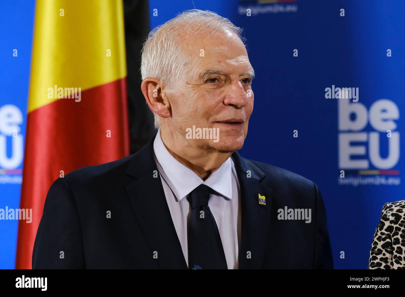 HRVP Josep Borrell and Defense Minister Ludivine Dedonder welcomes ...