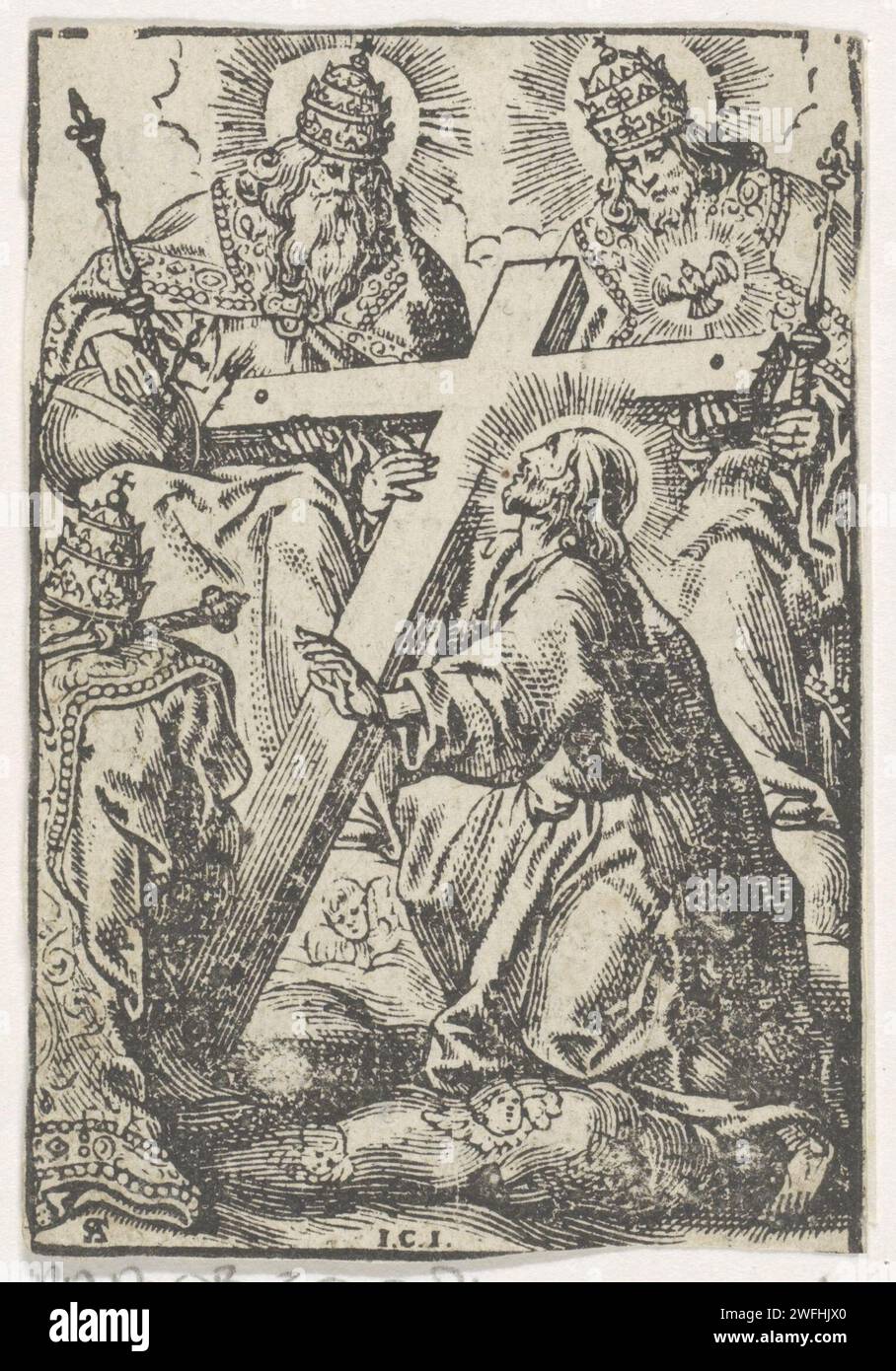 Holy Trinity, Jan Christoffel Jegher, After Antoine Sallaert, 1649 ...