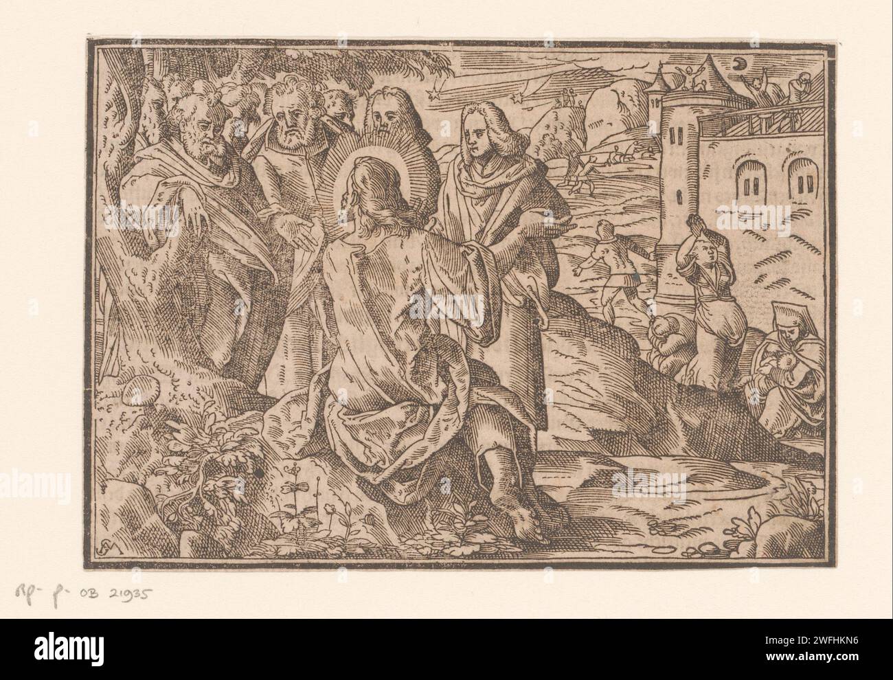Christ predicts the fall of Jerusalem, Anonymous, Christoph Murer, 1625 ...