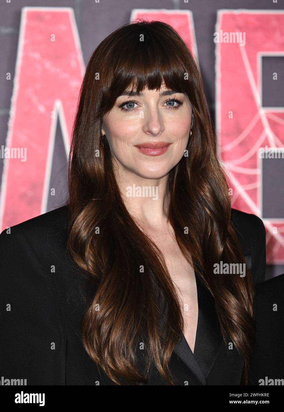 London, UK. January 31st, 2024. Dakota Johnson at at the Madame Web ...